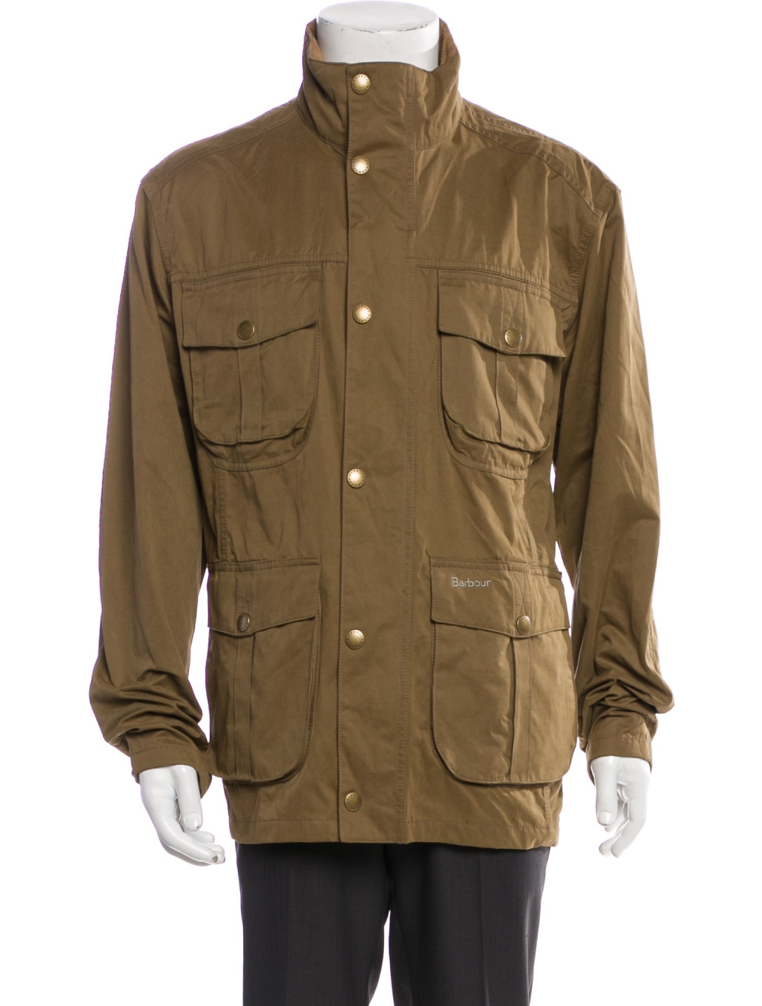 Barbour Utility Jacket w/ Tags - Brown Outerwear, Clothing - W2U43436 ...