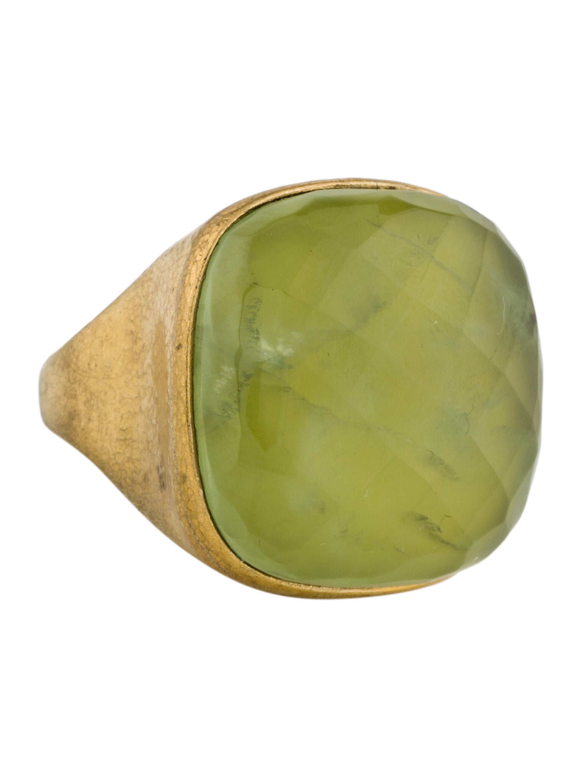 Missoma Savi Ridge Chunky Cocktail Ring - Black, 18K Vermeil Cocktail ...