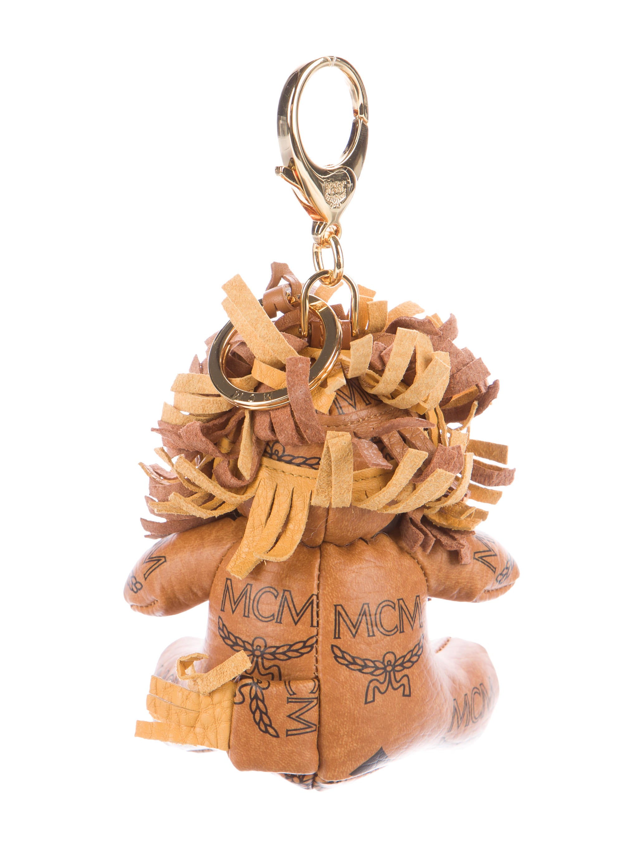 MCM Visetos Lion Bag Charm - Brown Keychains, Accessories - W3021126 ...