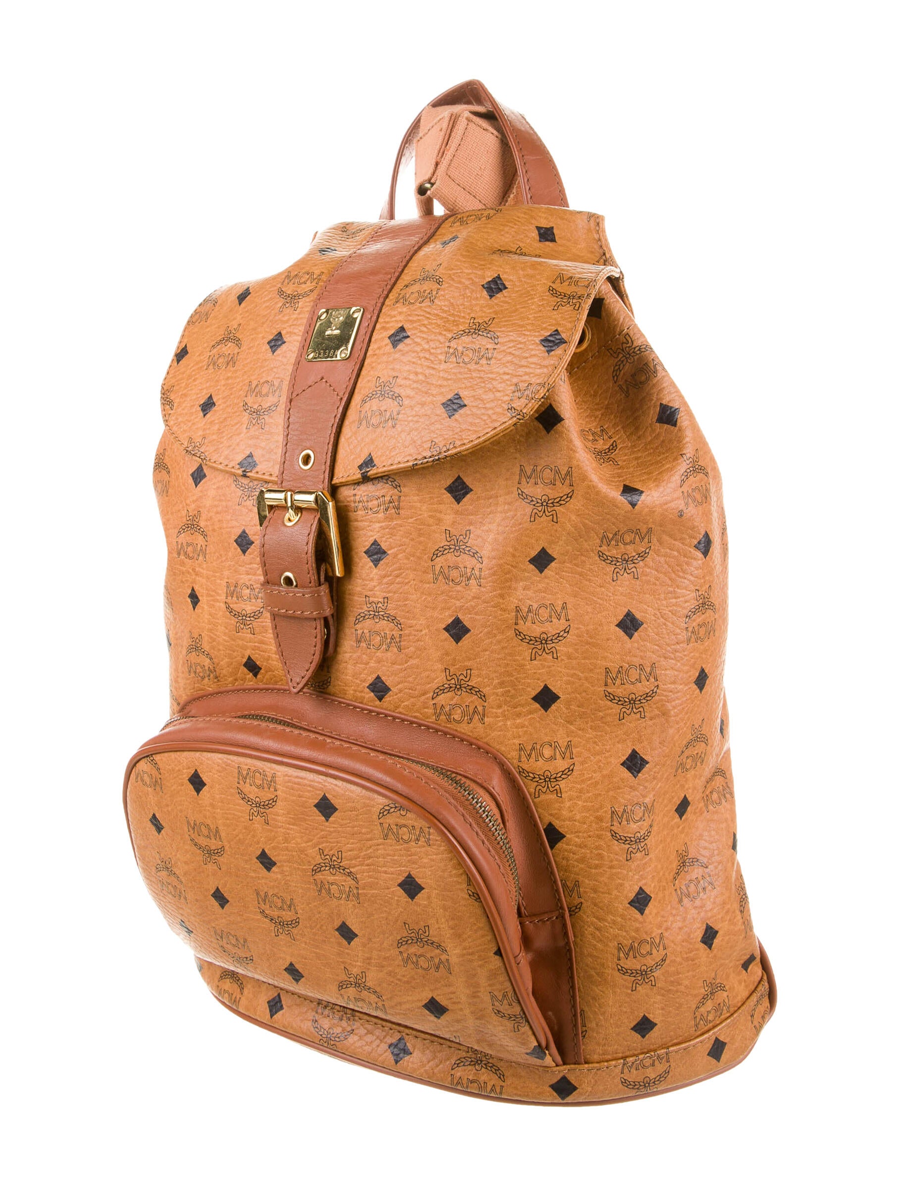 MCM Visetos Backpack - Brown Backpacks, Handbags - W3040789 | The RealReal
