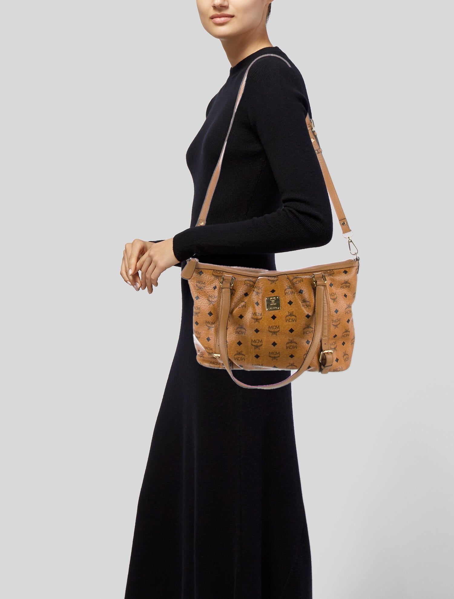 MCM Visetos Essential Tote - Brown Totes, Handbags - W3041523 | The ...