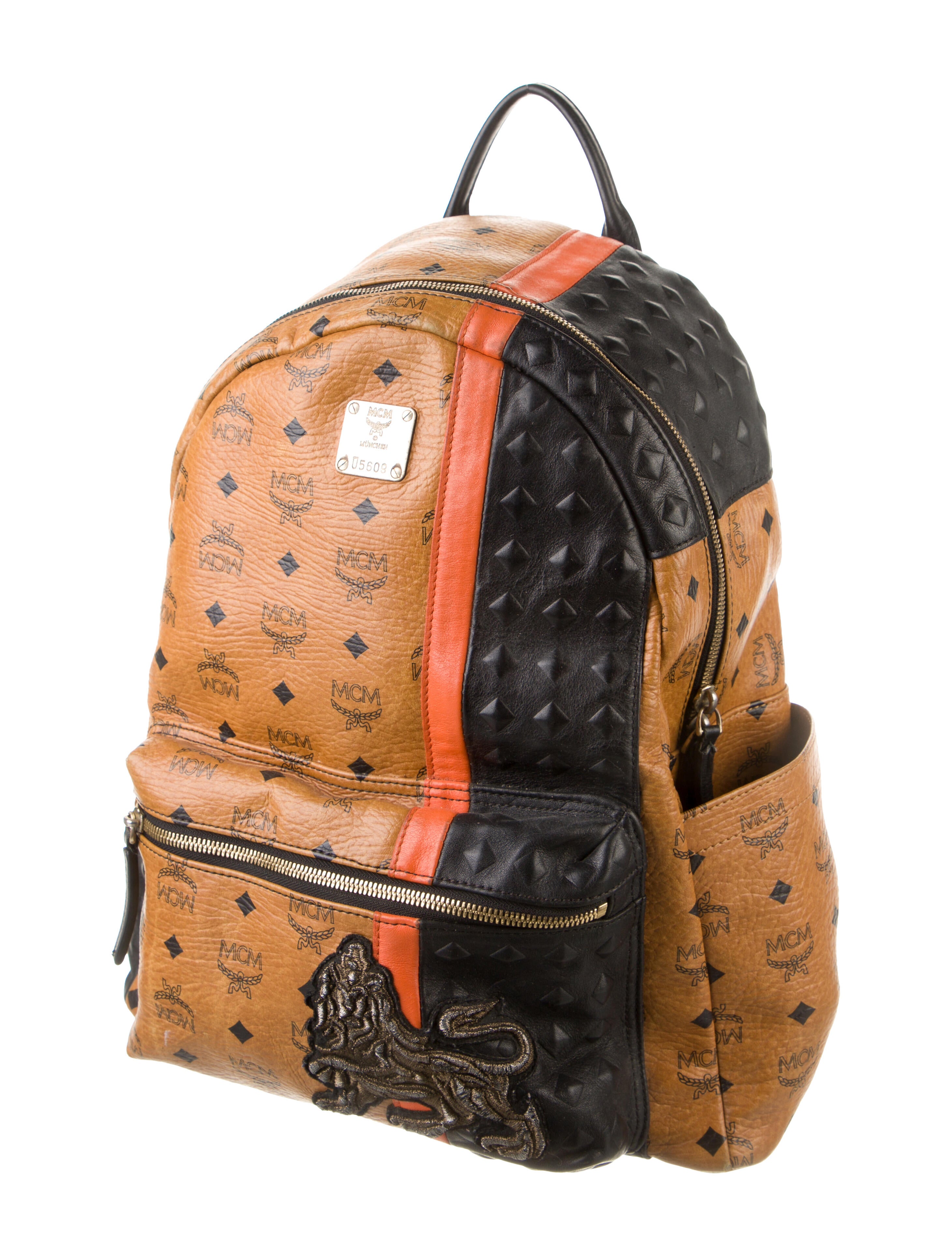 MCM Monogram Visetos Backpack - Brown Backpacks, Bags - W3041862 | The ...