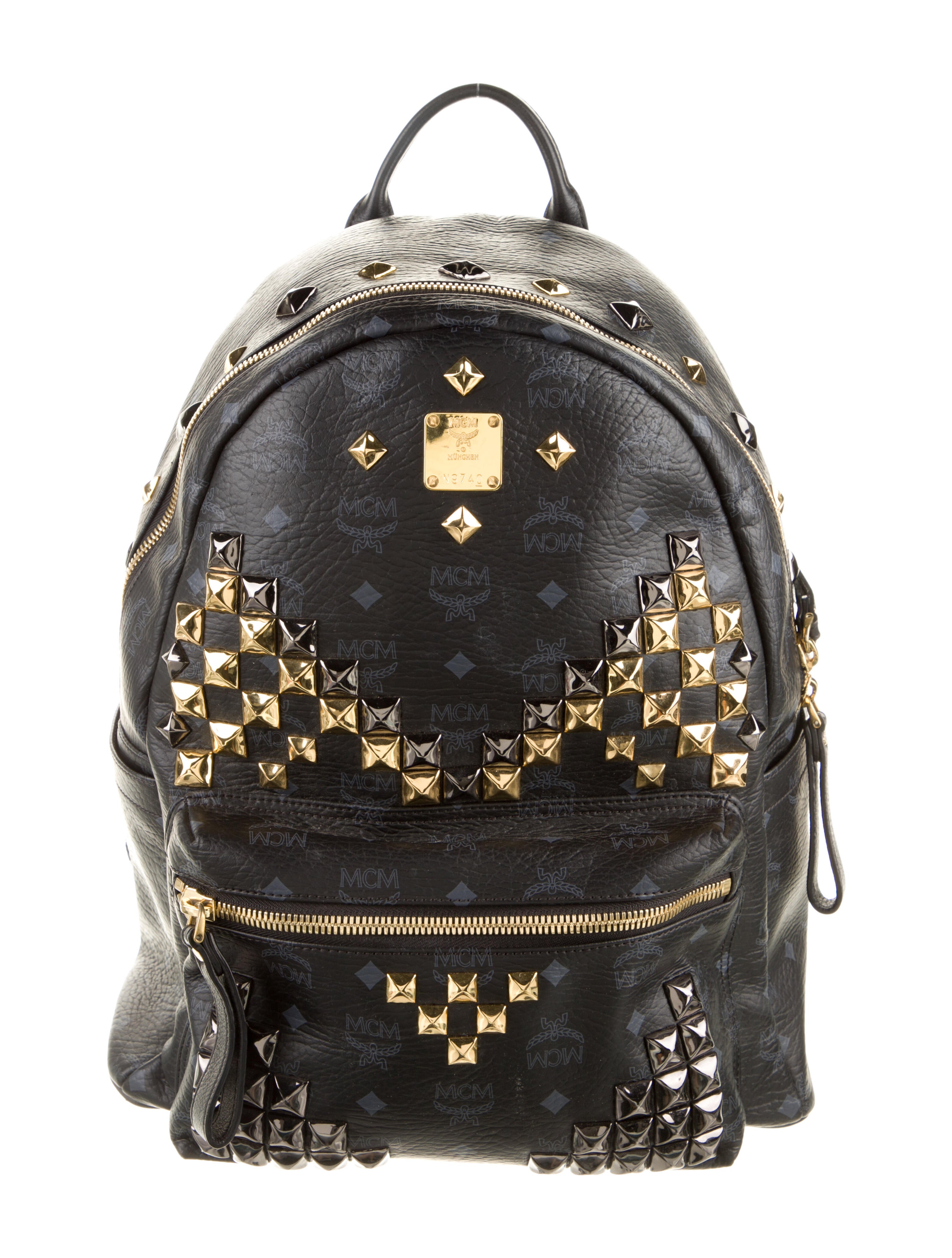 MCM Ottomar Leather Backpack - Black Backpacks, Handbags - W3024204 ...