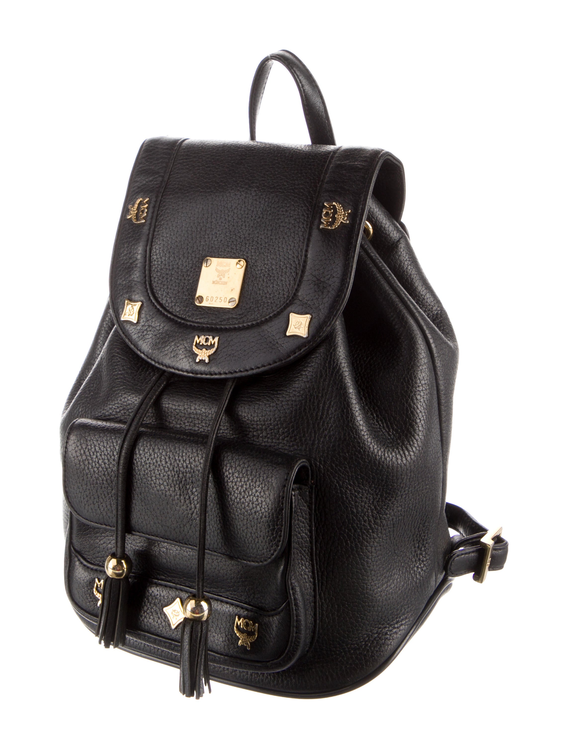 MCM Ottomar Leather Backpack - Black Backpacks, Handbags - W3024204 ...