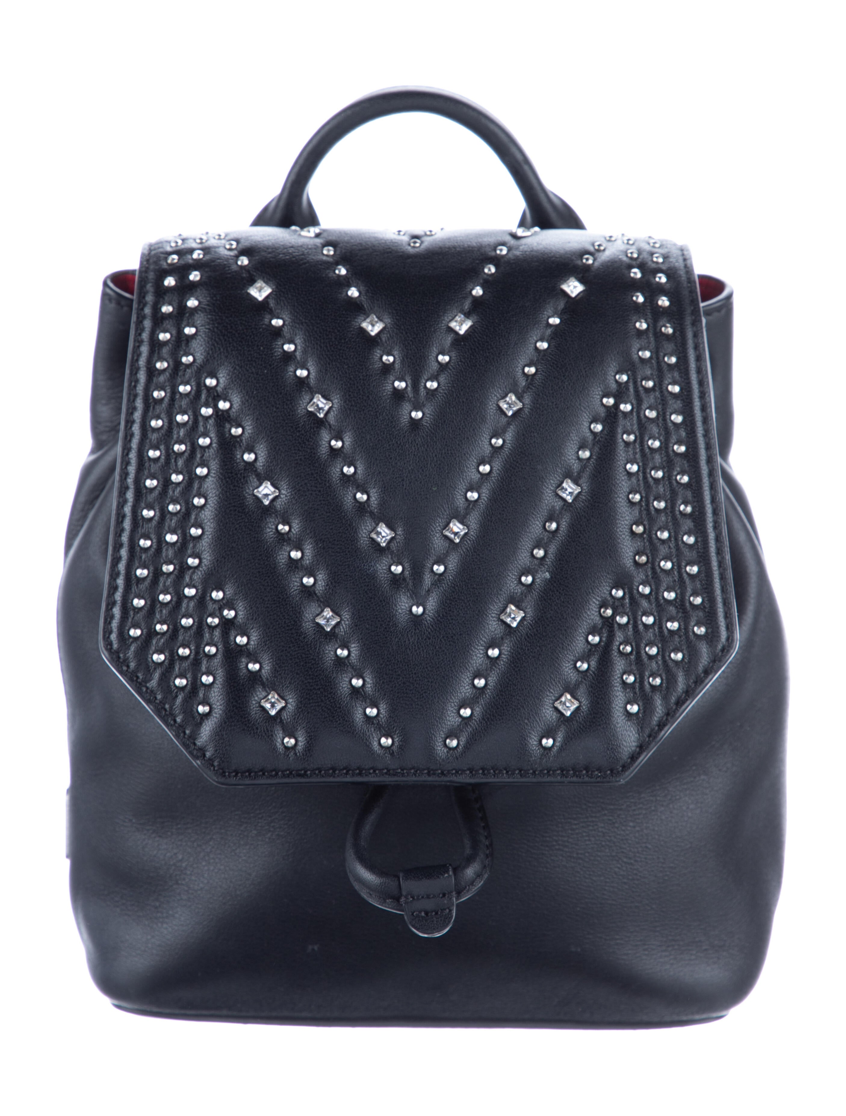 MCM Diamond Disco Mini Backpack - Black Backpacks, Handbags - W3042634 ...