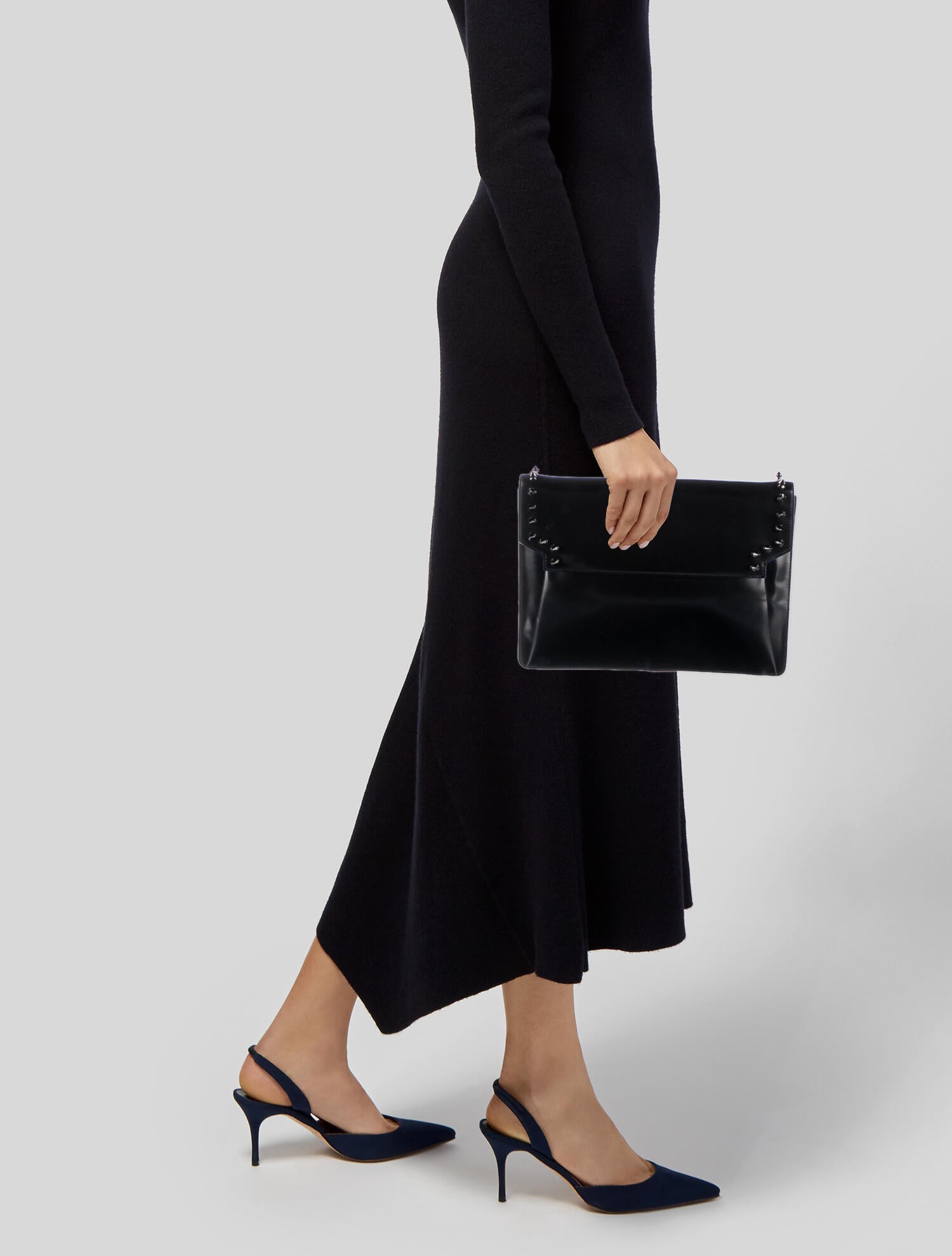 MCM Patent Leather Clutch - Black Clutches, Handbags - W3045238 | The ...