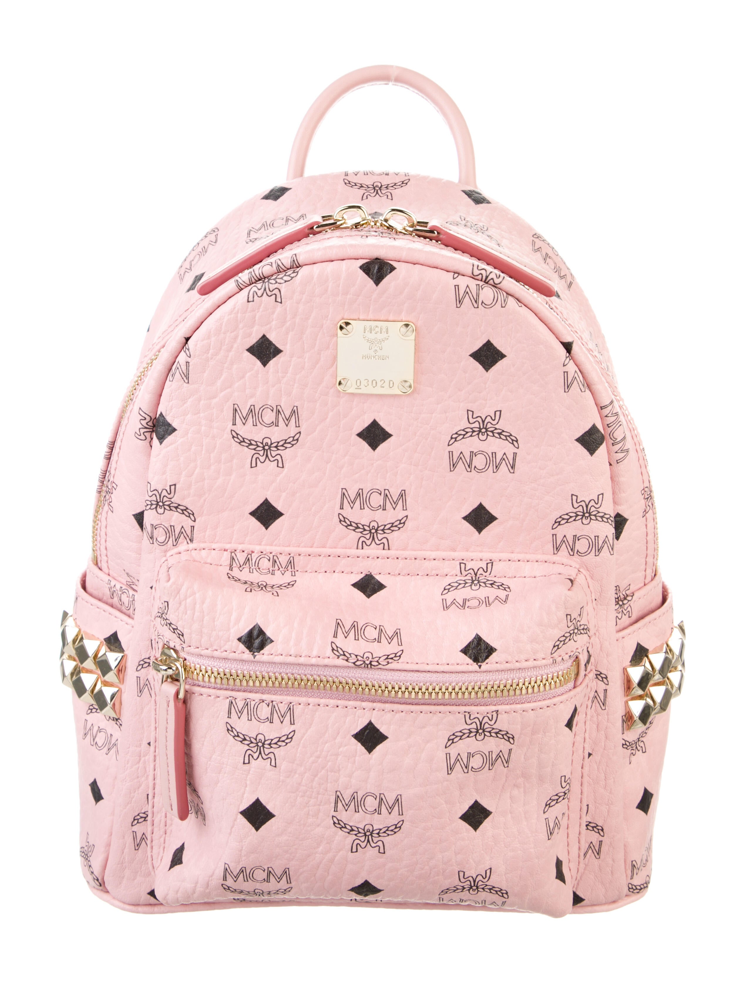 MCM Visetos Backpack - Pink Backpacks, Handbags - W3045818 | The RealReal