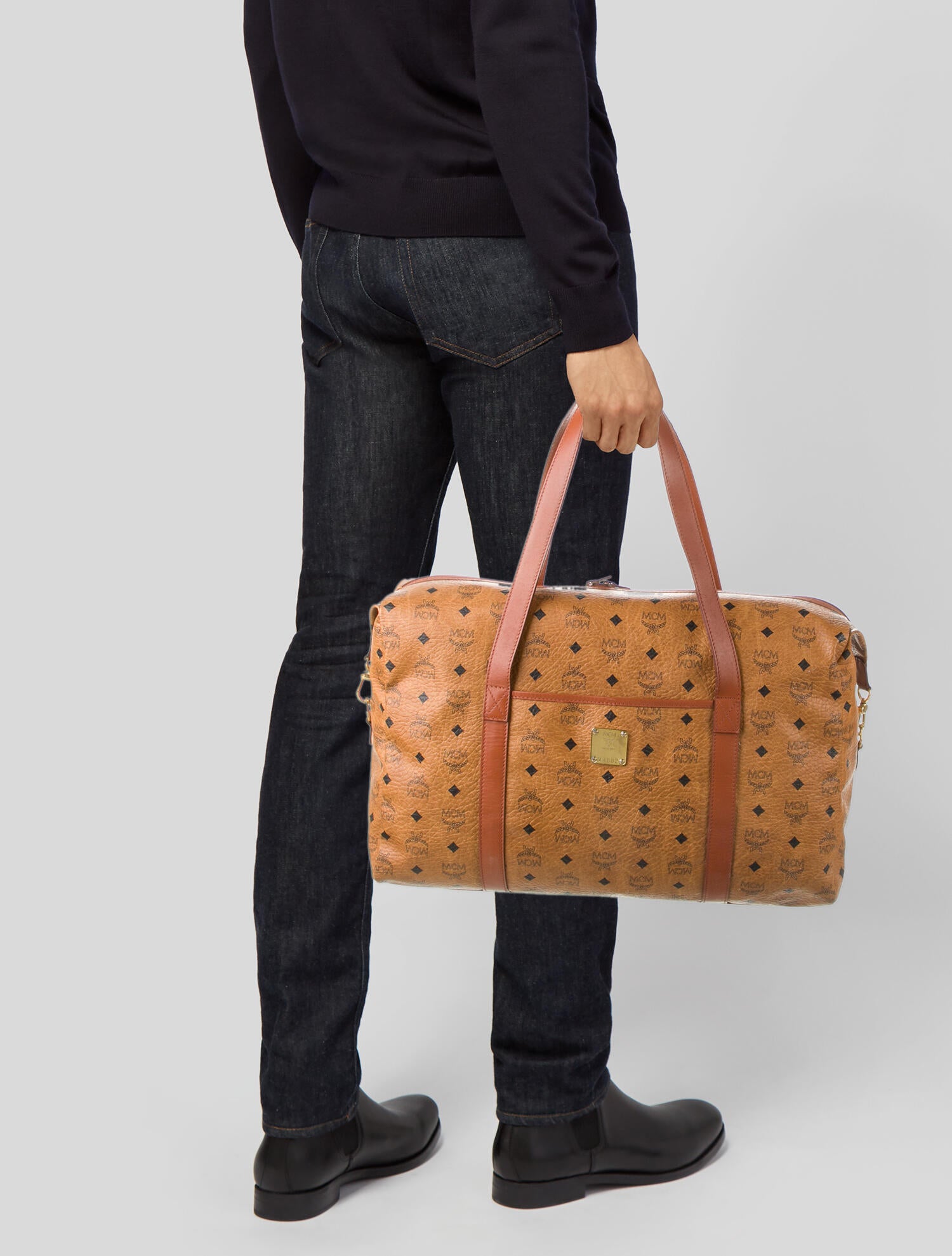 MCM Golf Collection Visetos Weekender - Neutrals Weekenders, Bags - W3046536 | The RealReal