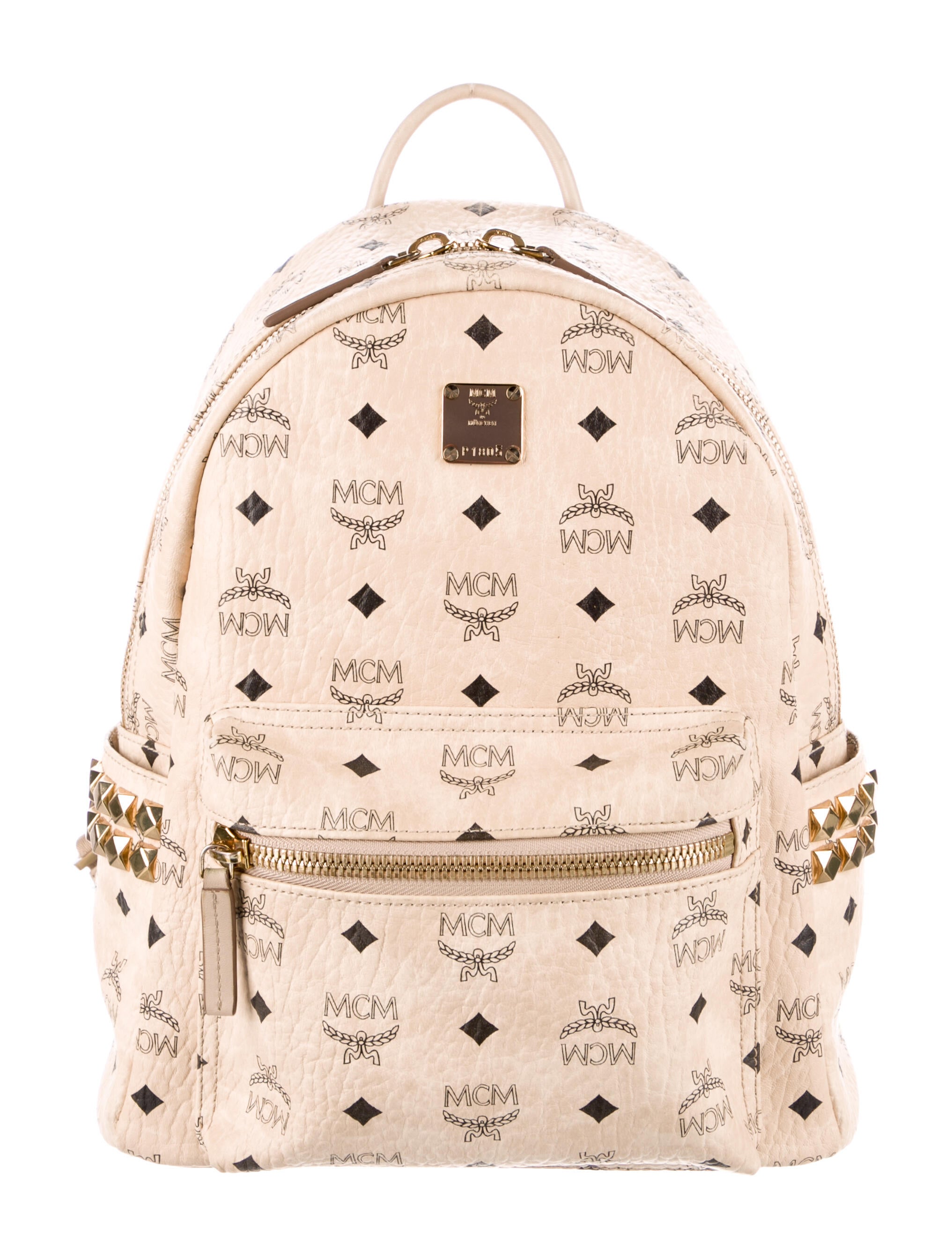 MCM Vintage Visetos Nylon Backpack - Black Backpacks, Handbags ...