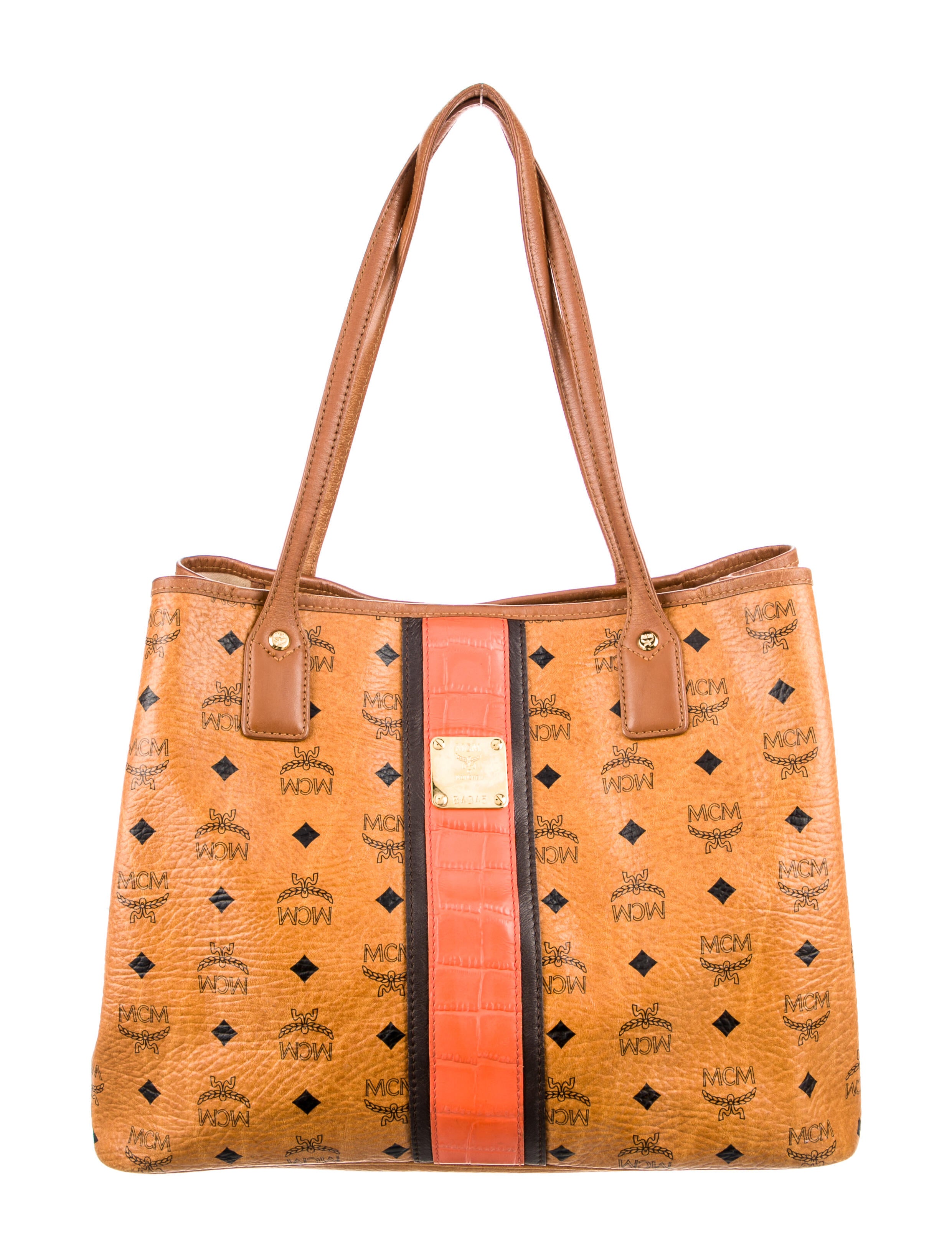 MCM Reversible Liz Shopper in Visetos Tote - Neutrals Totes, Handbags ...