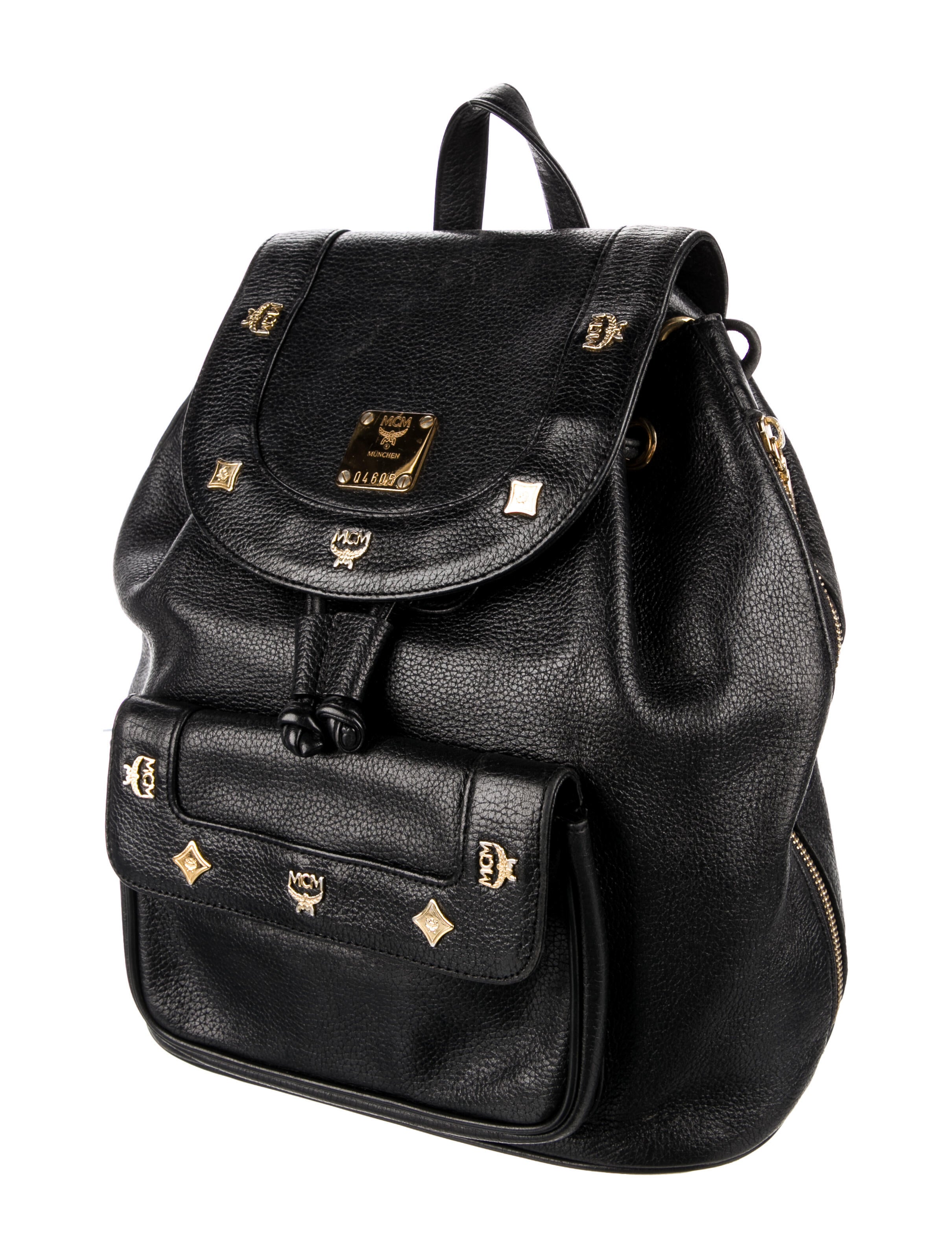 MCM Mini Studded Stark Backpack - Black Backpacks, Handbags - W3022415 ...
