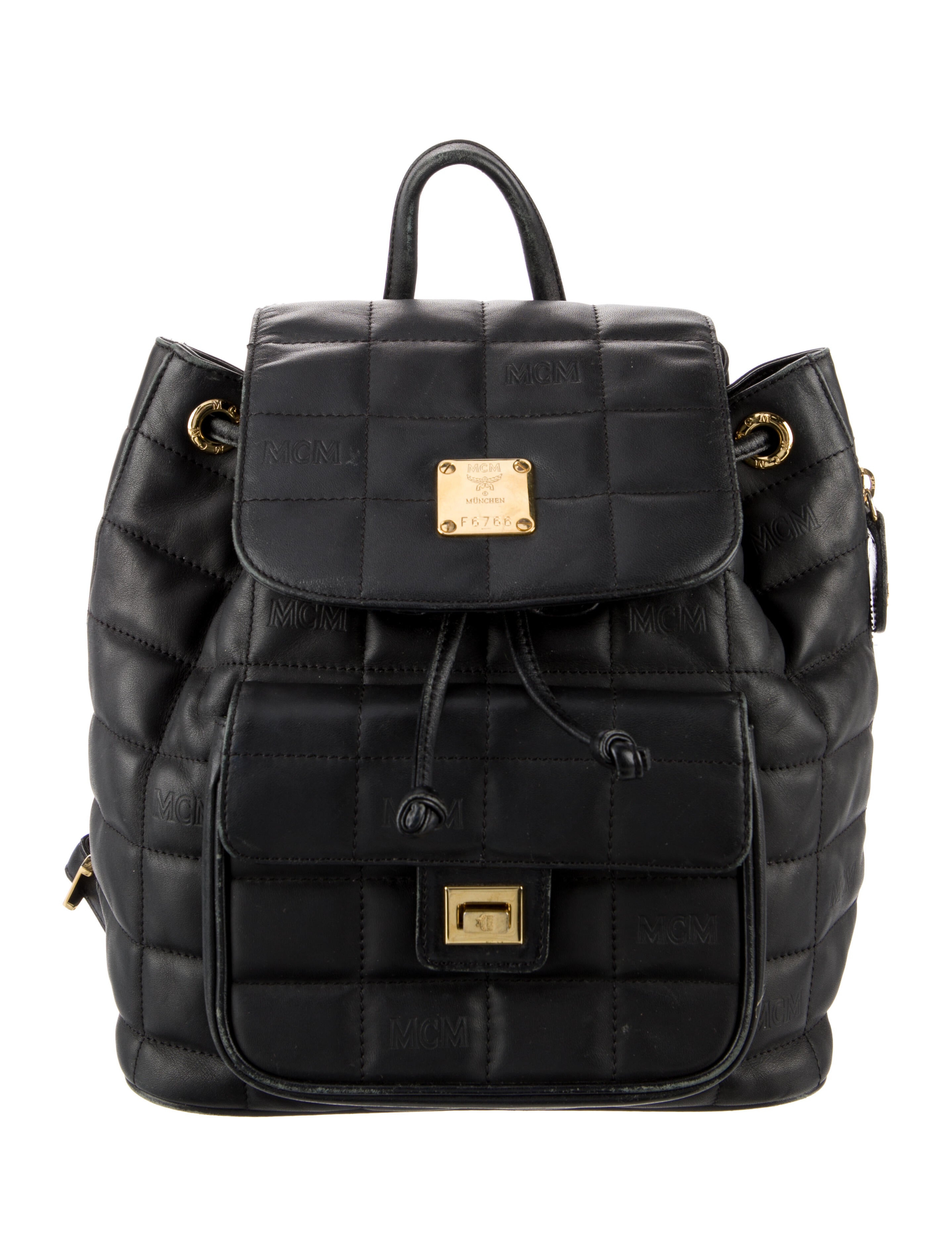 MCM Mini Studded Stark Backpack - Black Backpacks, Handbags - W3022415 ...