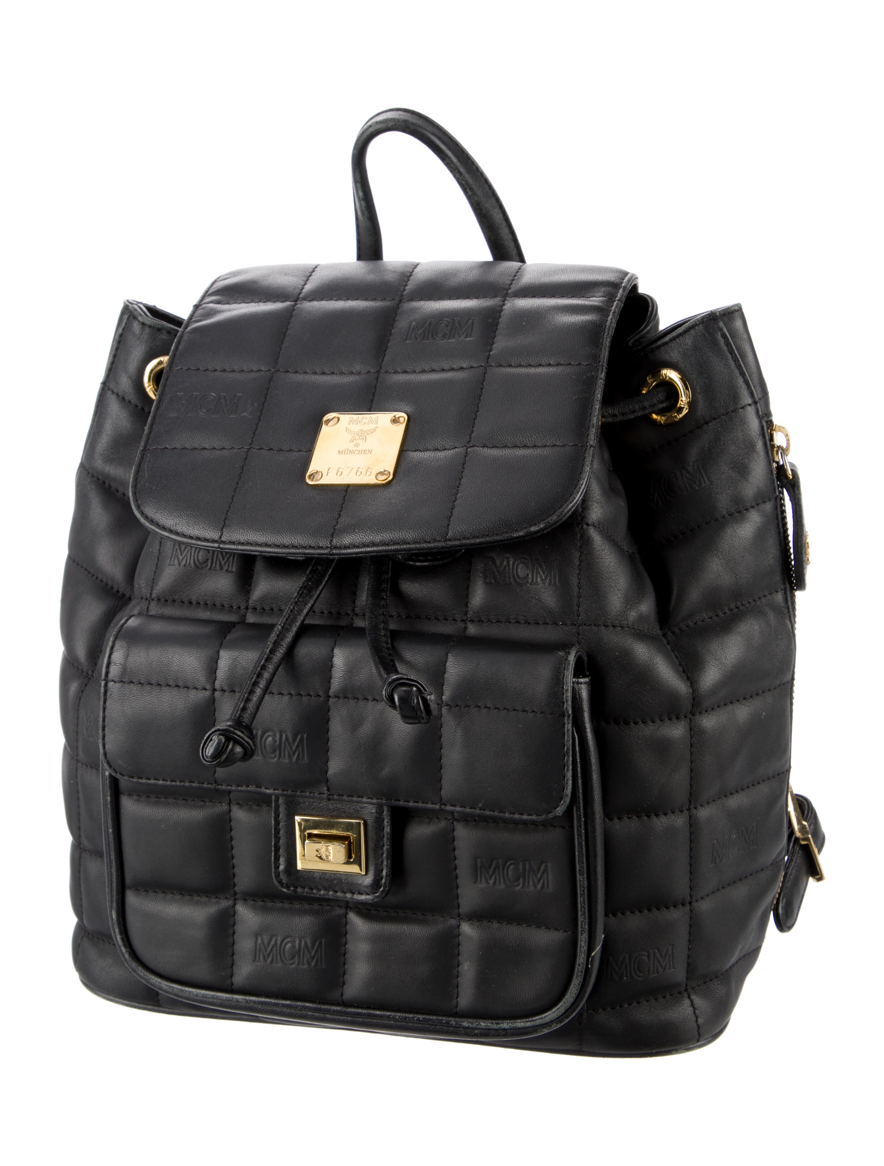MCM Mini Studded Stark Backpack - Black Backpacks, Handbags - W3022415 ...