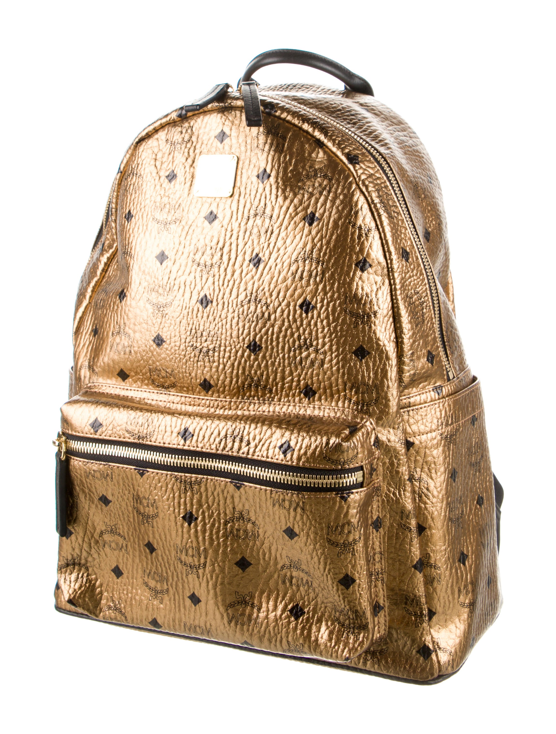 MCM Mini Studded Stark Backpack - Black Backpacks, Handbags - W3022415 ...