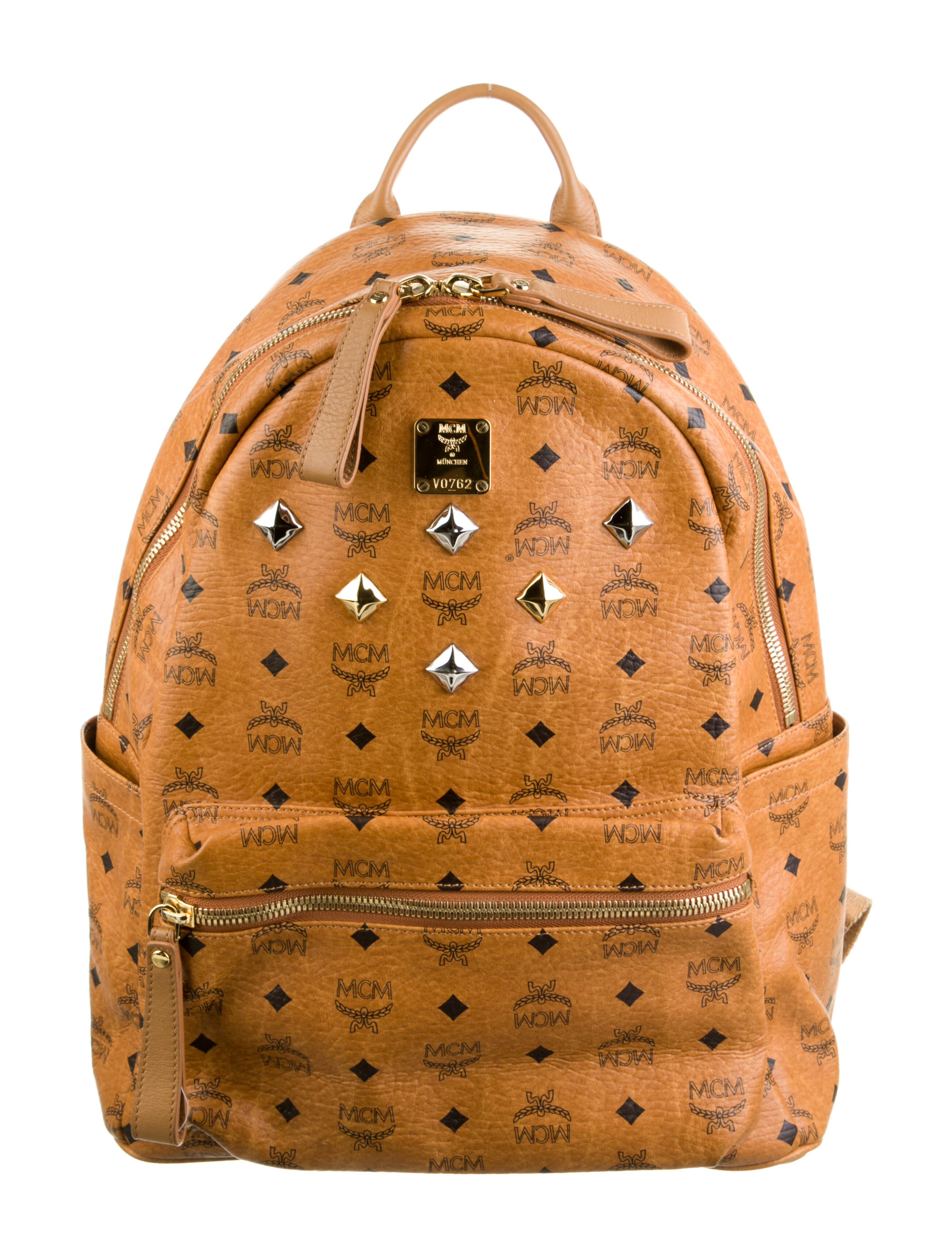 MCM Mini Studded Stark Backpack - Black Backpacks, Handbags - W3022415 ...