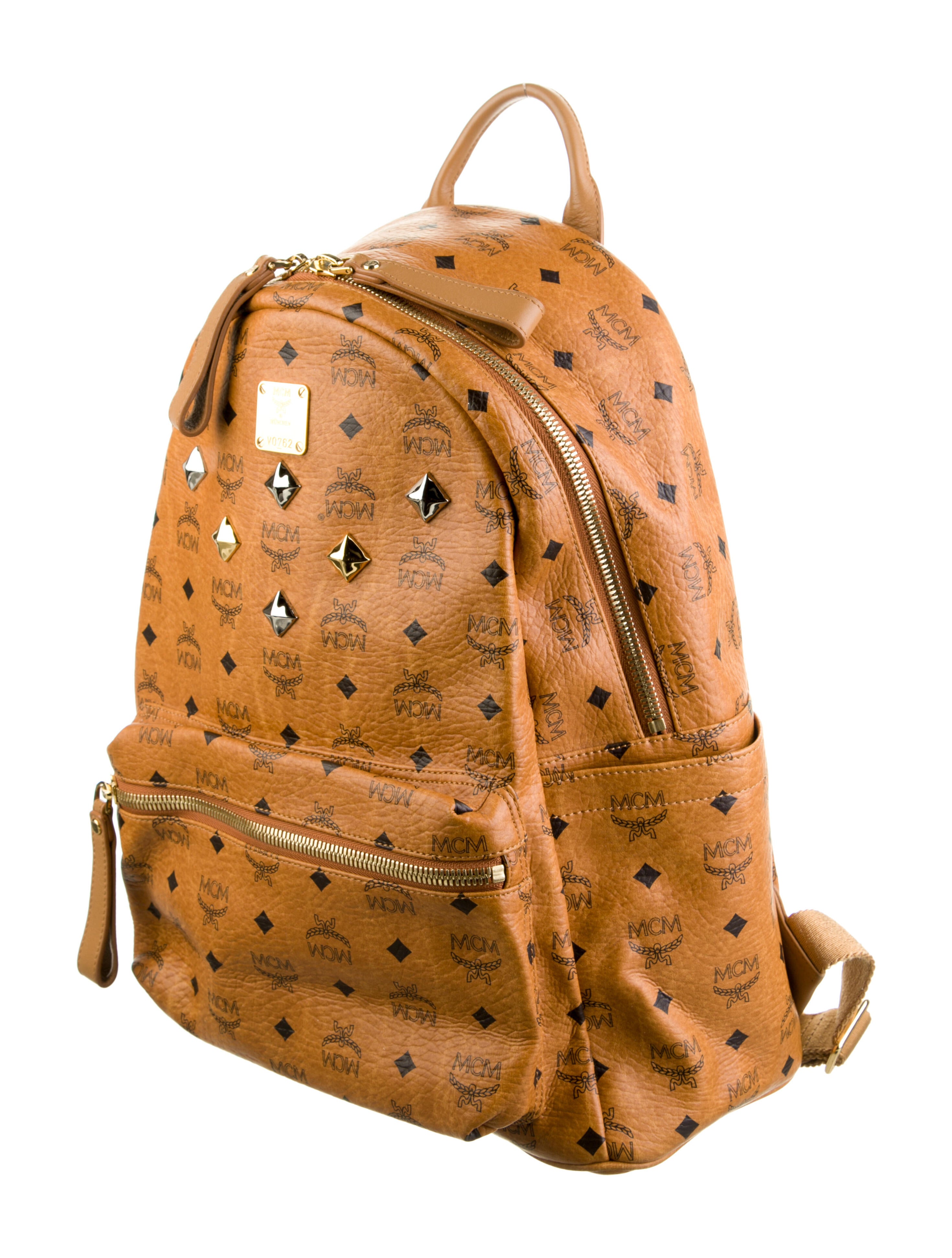 MCM Mini Studded Stark Backpack - Black Backpacks, Handbags - W3022415 ...