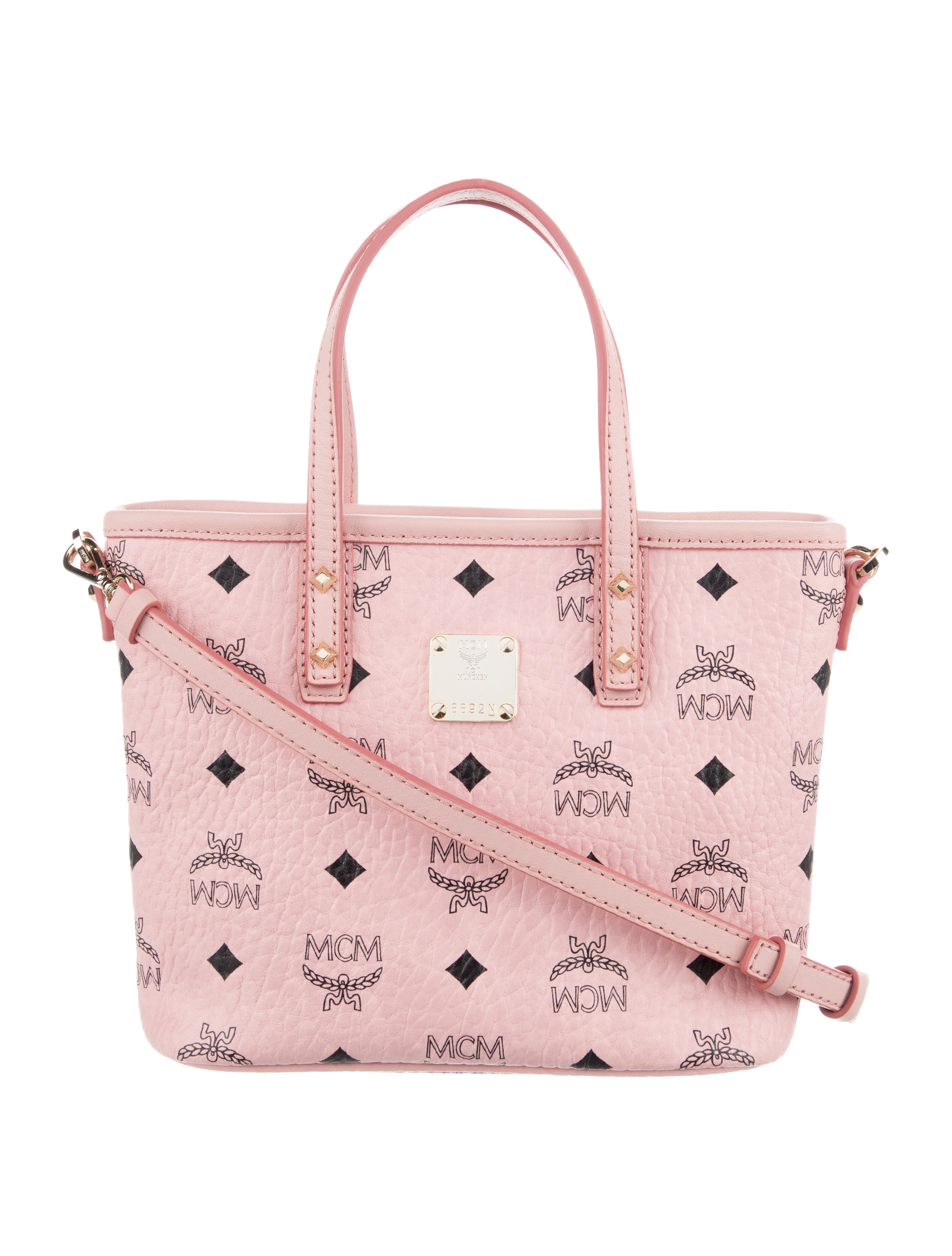 MCM Visetos Tote Bag - Pink Totes, Handbags - W3048775 | The RealReal