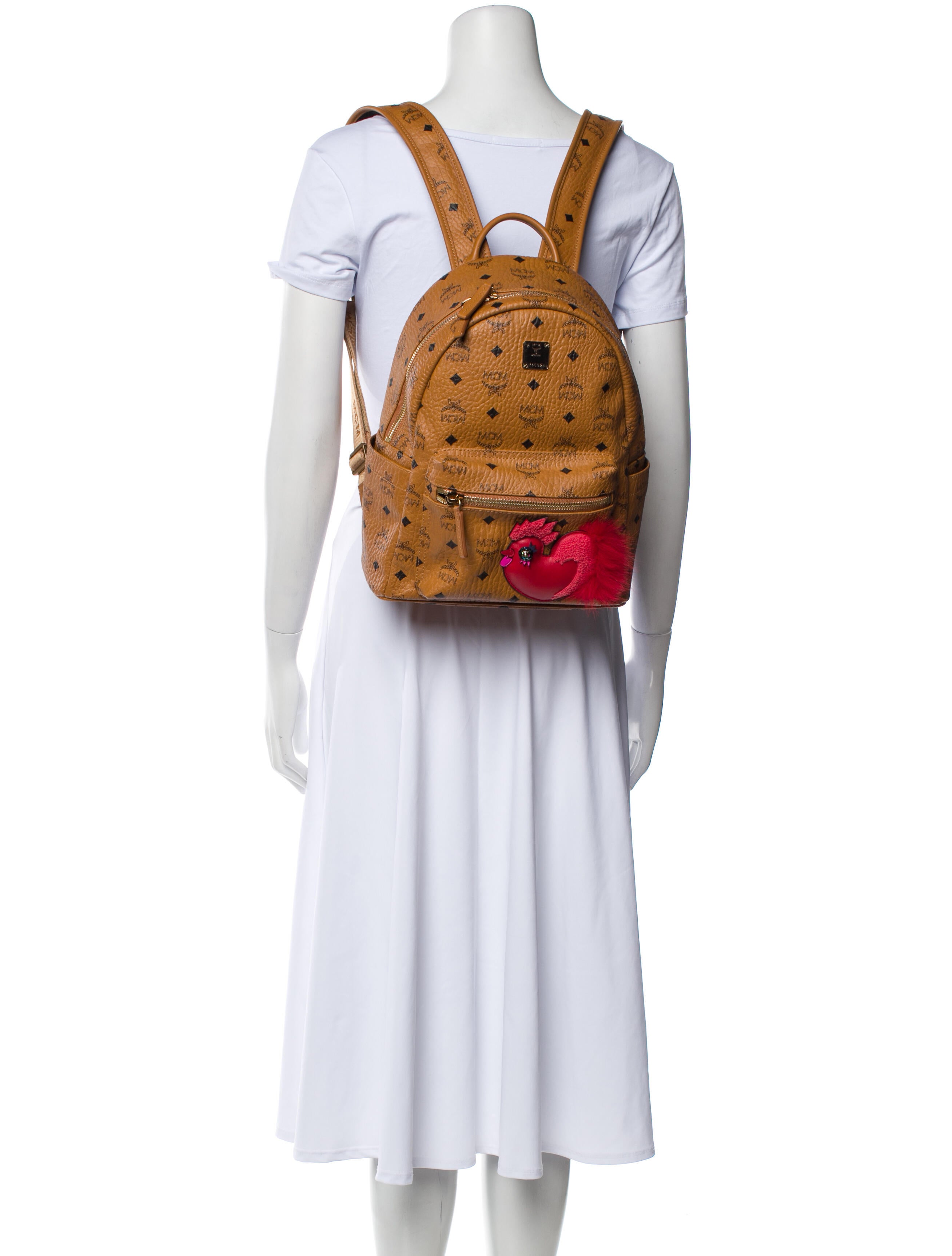 MCM Visetos Backpack - Brown Backpacks, Handbags - W3049385 | The RealReal