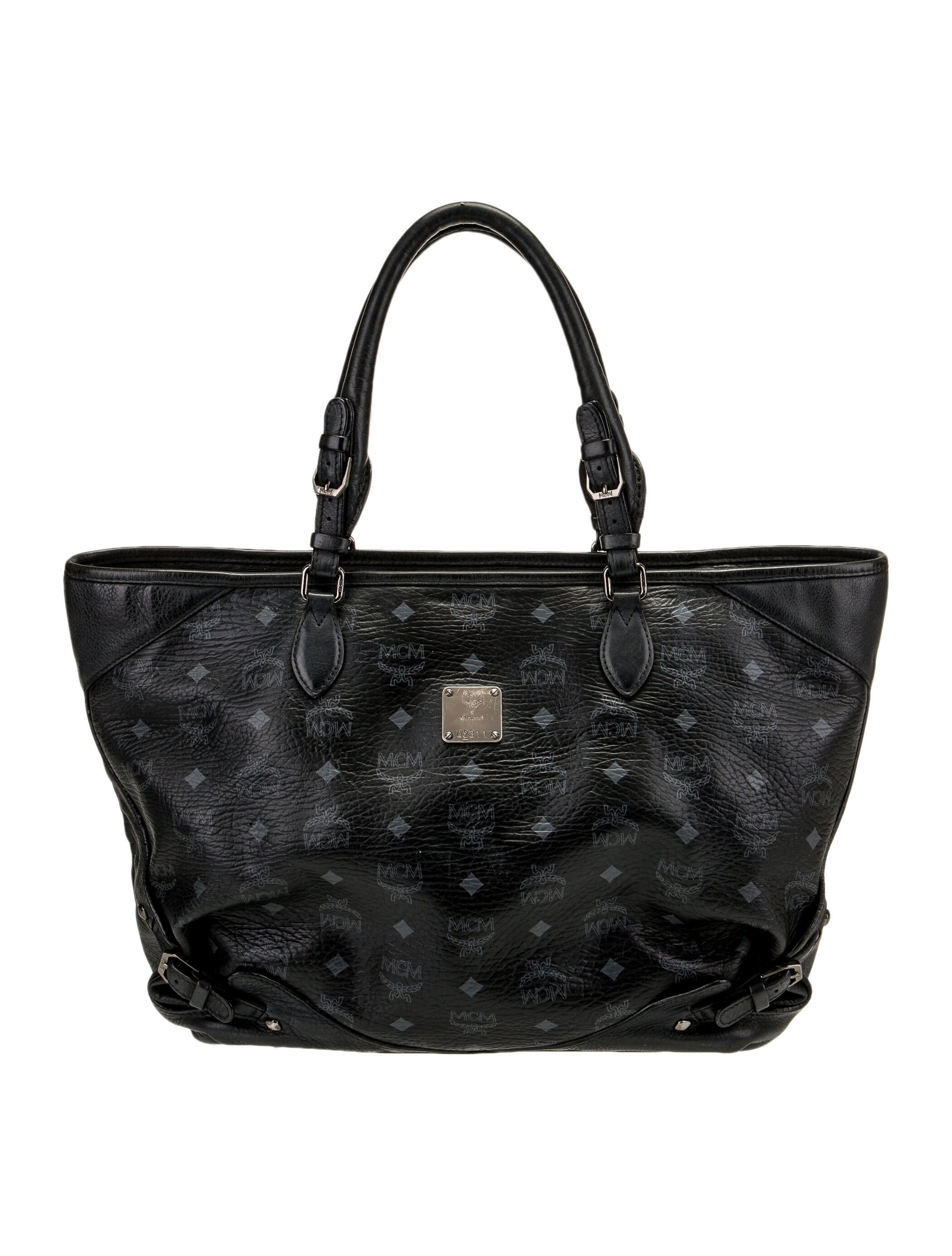 MCM Leather Visetos Tote Bag - Black Totes, Handbags - W3049860 | The ...