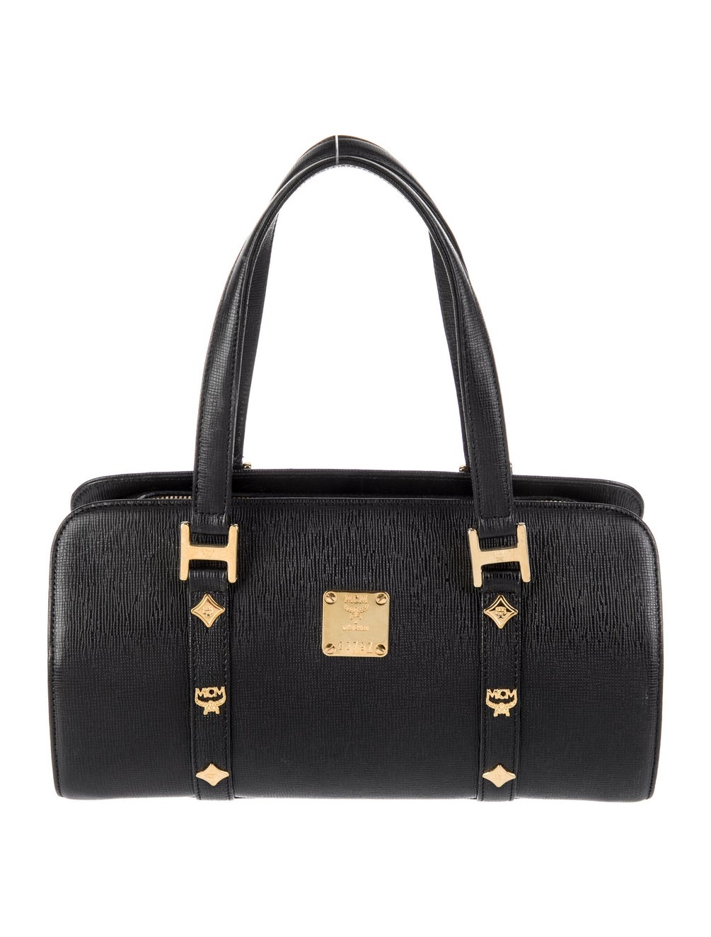 MCM Leather Shoulder Bag - Black Handle Bags, Handbags - W3051925 | The ...