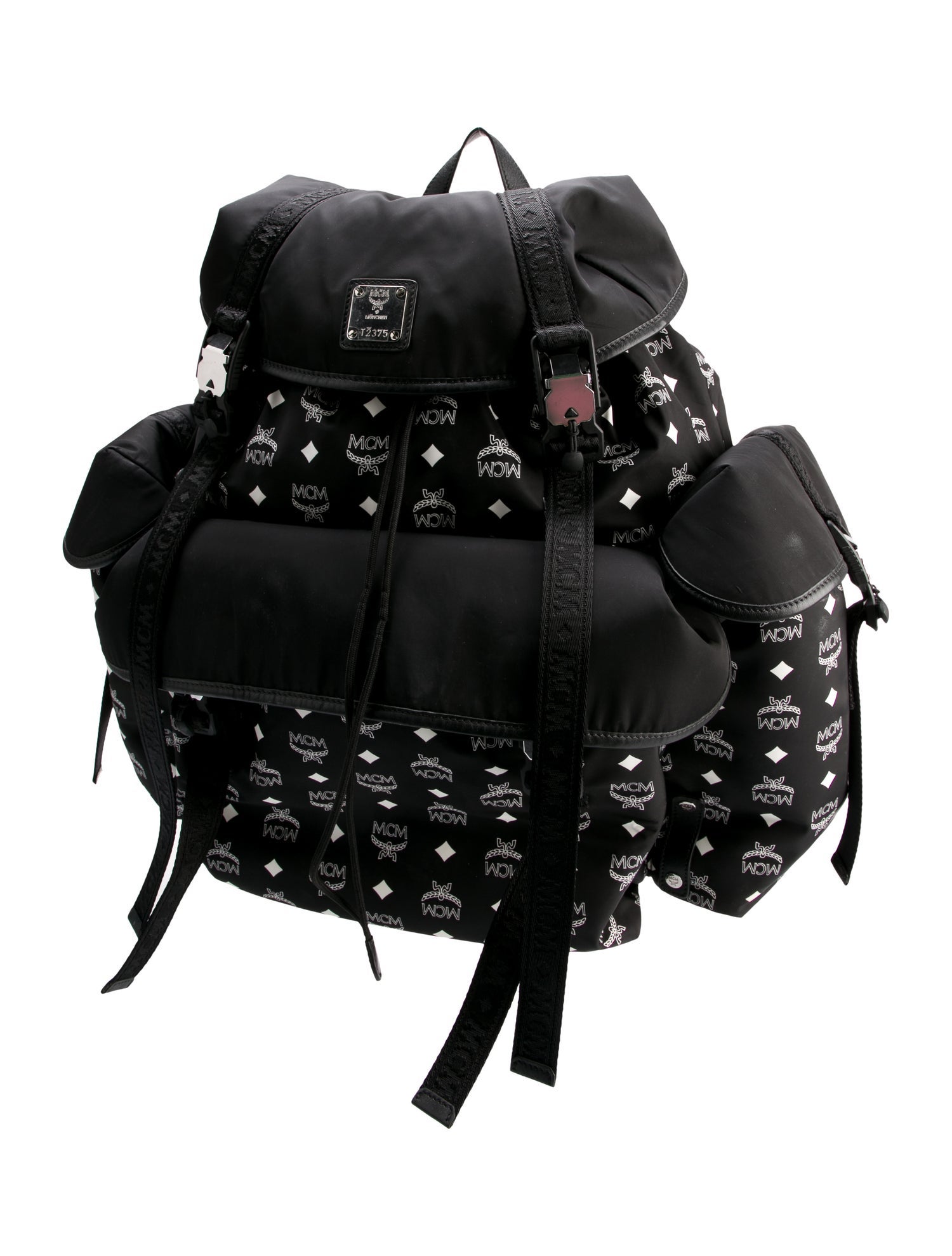 MCM Visetos Large Sack Backpack - Black Backpacks, Bags - W3052563 ...