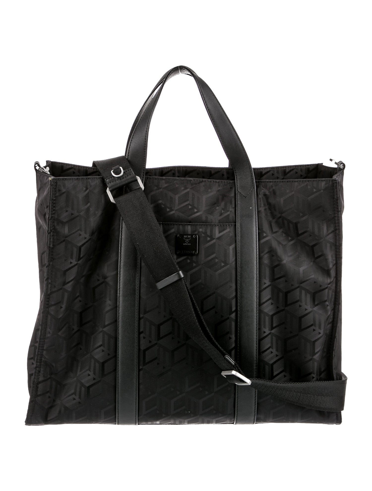 MCM Printed Nylon Tote Bag - Black Totes, Handbags - W3052708 | The ...