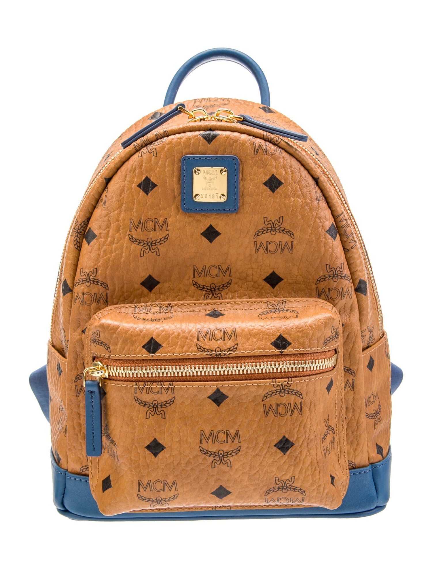 MCM Small Visetos Backpack w/ Tags - Brown Backpacks, Handbags ...