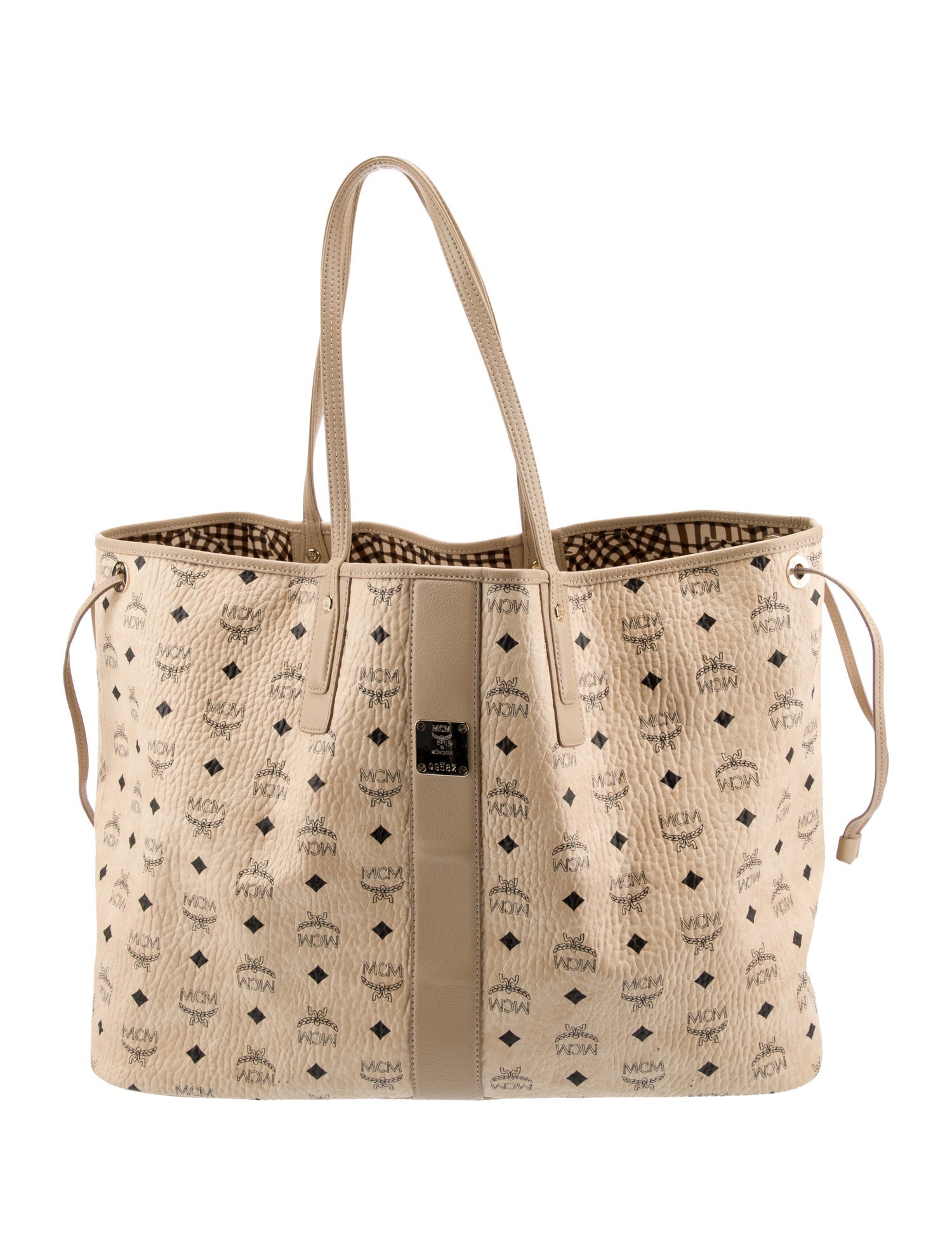 MCM Reversible Visetos Liz Tote - Neutrals Totes, Handbags - W3053123 ...
