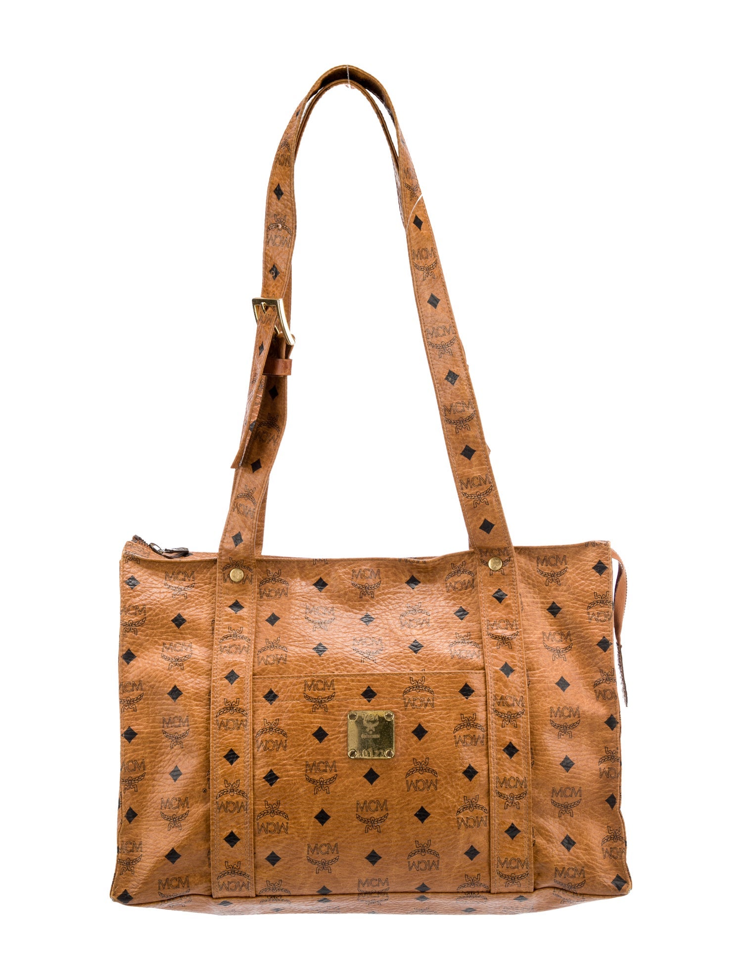 MCM Vintage Visetos Tote - Brown Totes, Handbags - W3053270 | The RealReal