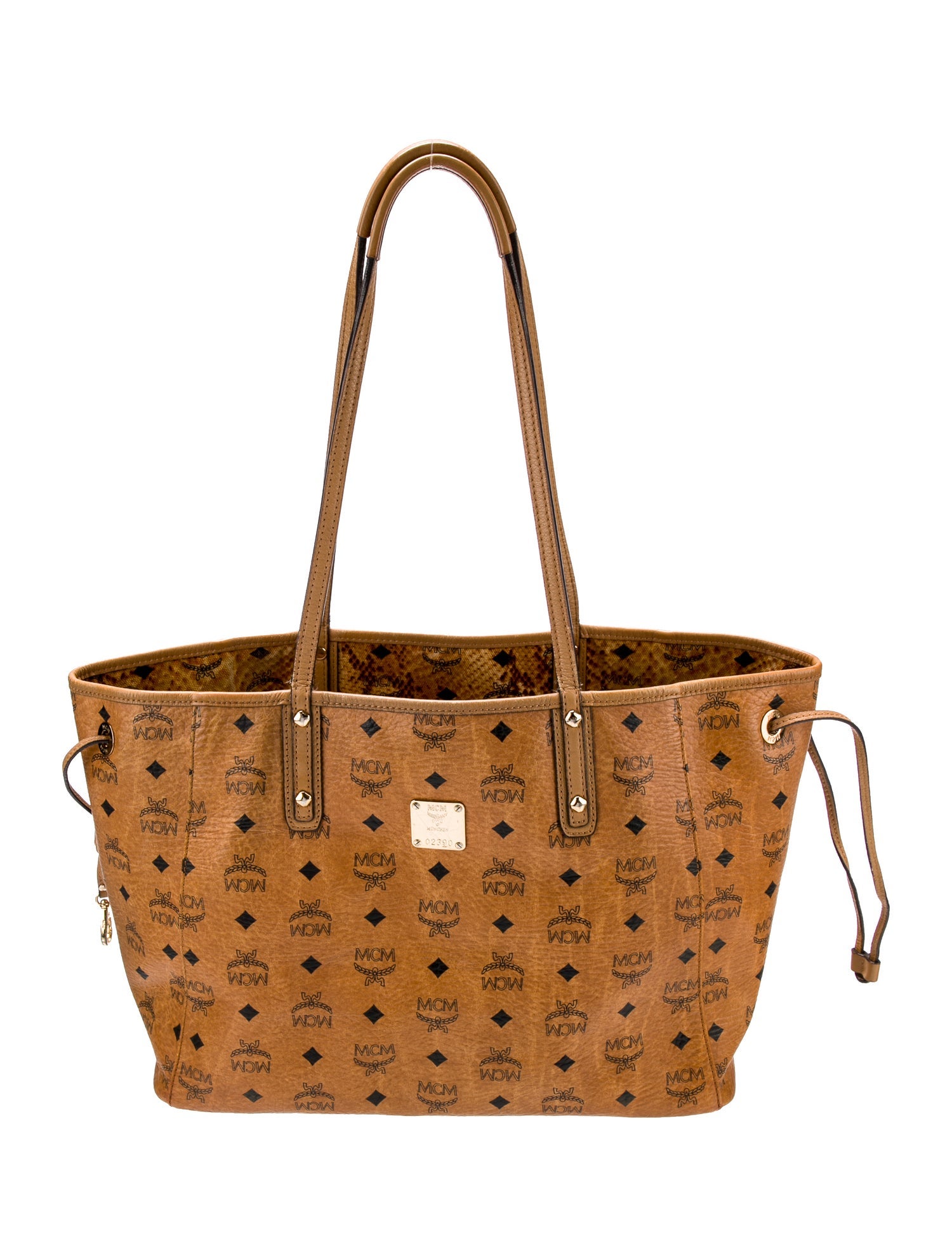 MCM Reversible Visetos Tote Bag - Brown Totes, Handbags - W3053316 ...