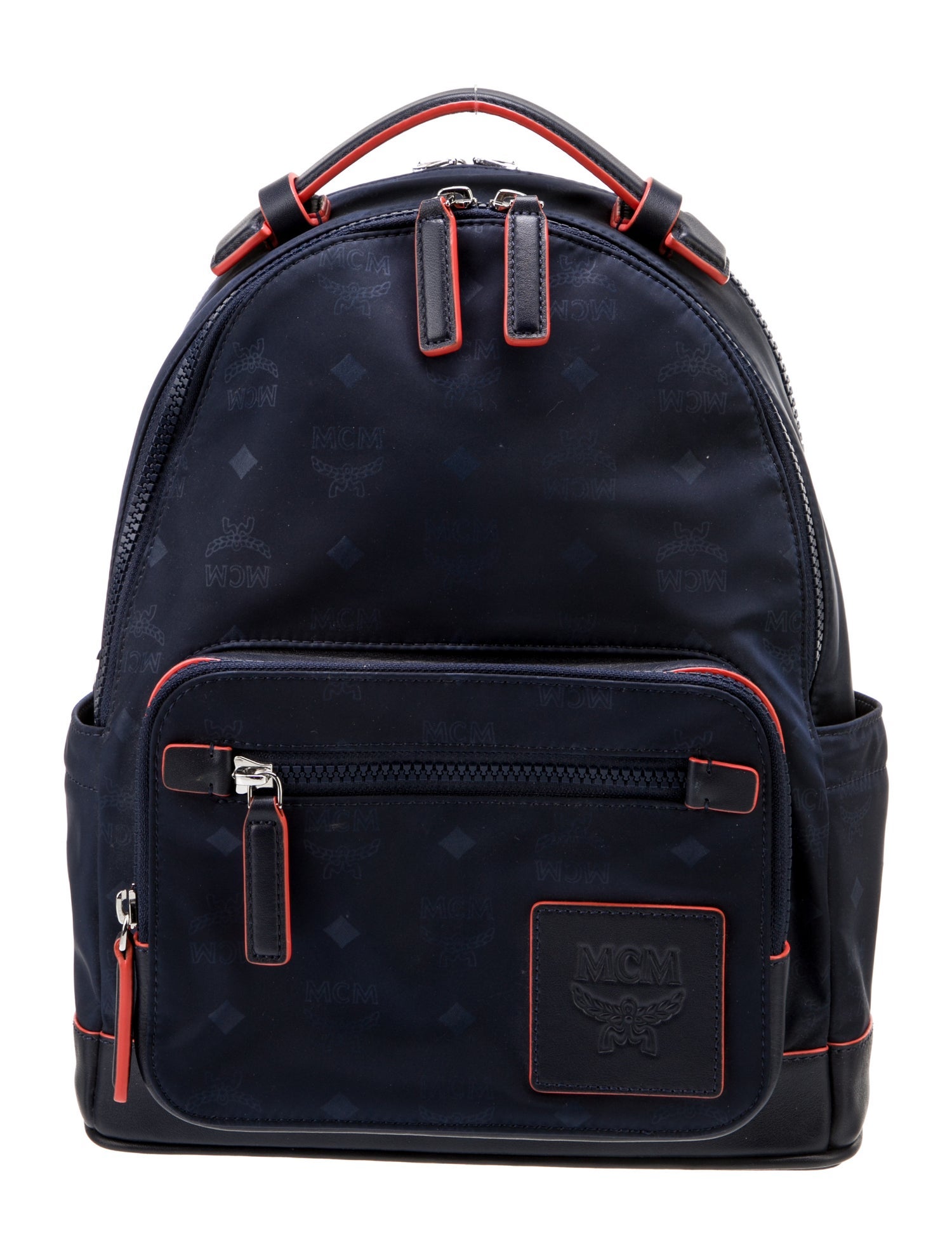 MCM Nylon Backpack - Blue Backpacks, Handbags - W3053684 | The RealReal