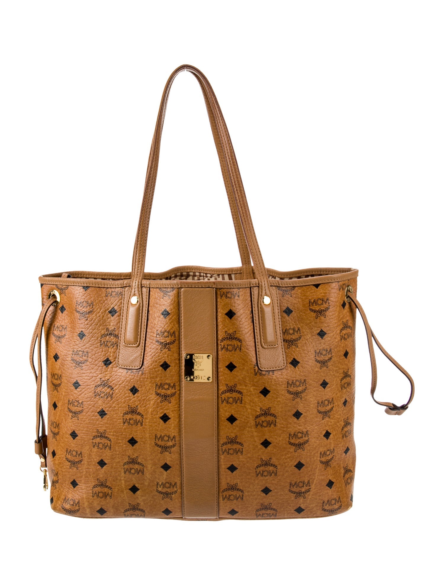 MCM Large Visetos Tote Bag - Brown Totes, Handbags - W3055492 | The ...