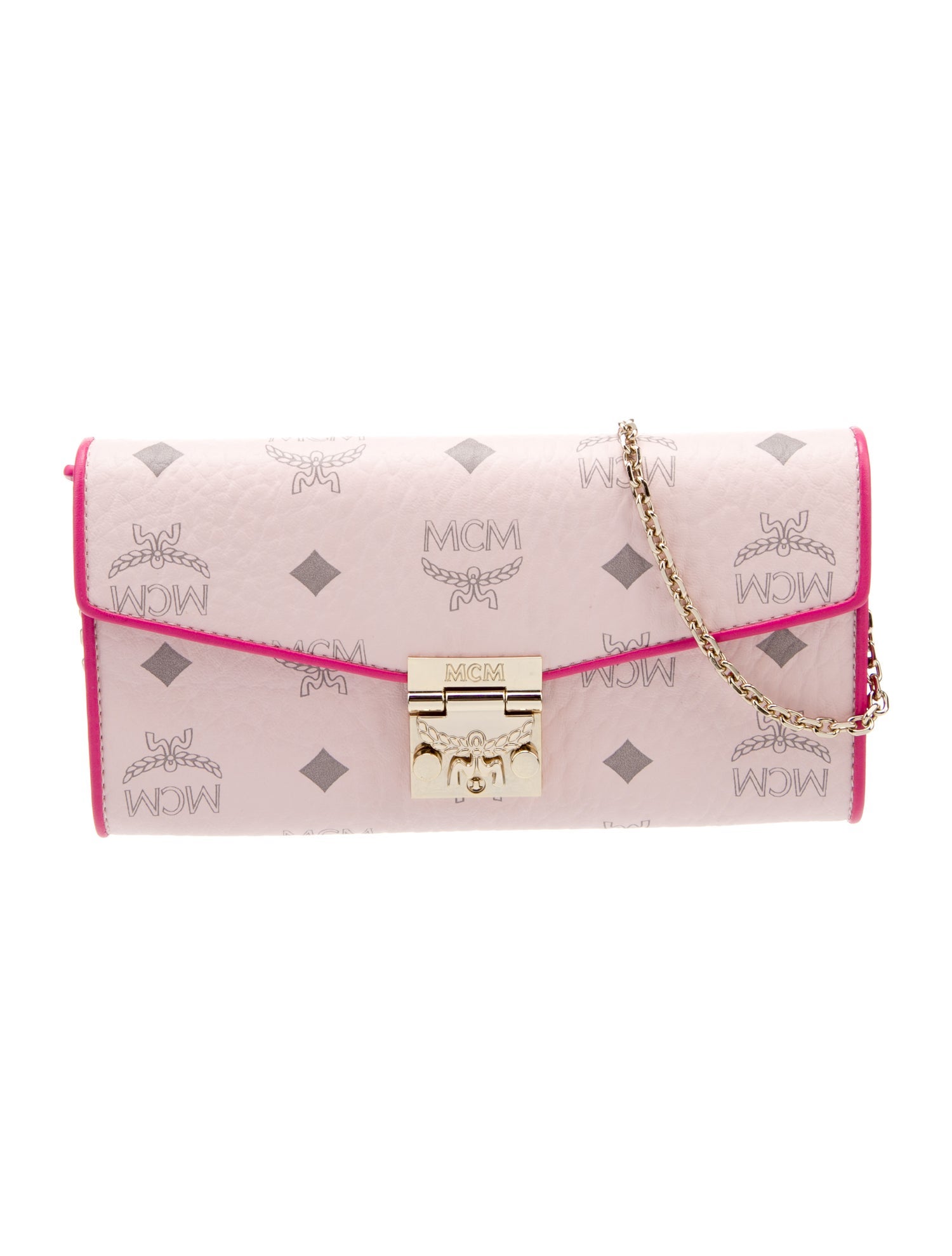 MCM Printed Visetos Crossbody Bag - Pink Crossbody Bags, Handbags ...