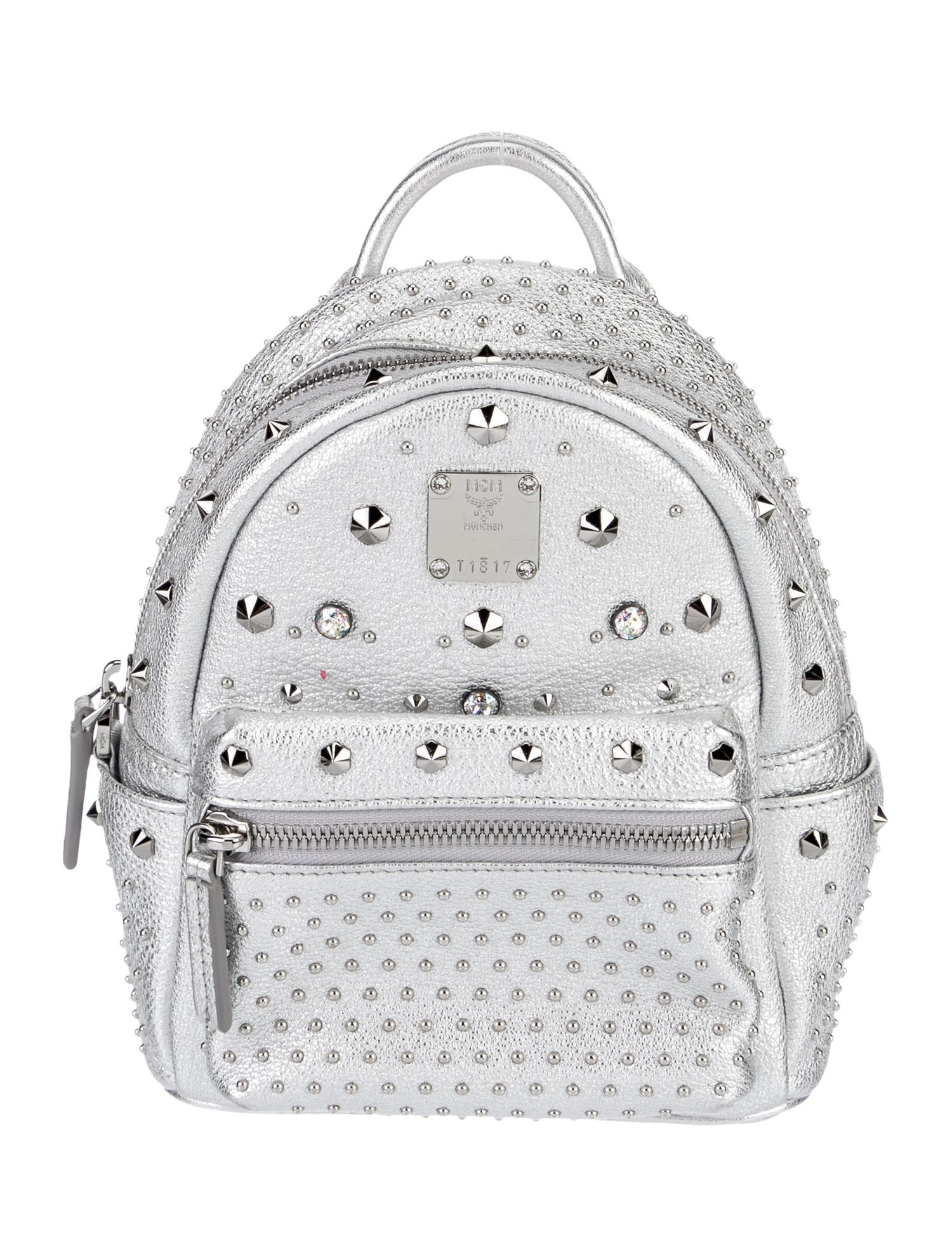 Valentino Quilted Nylon Studded Backpack - Neutrals Backpacks, Handbags ...
