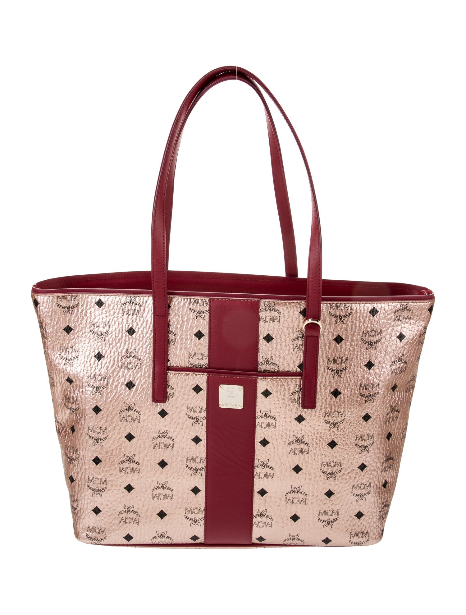 MCM Visetos Tote - Pink Totes, Handbags - W3055080 | The RealReal