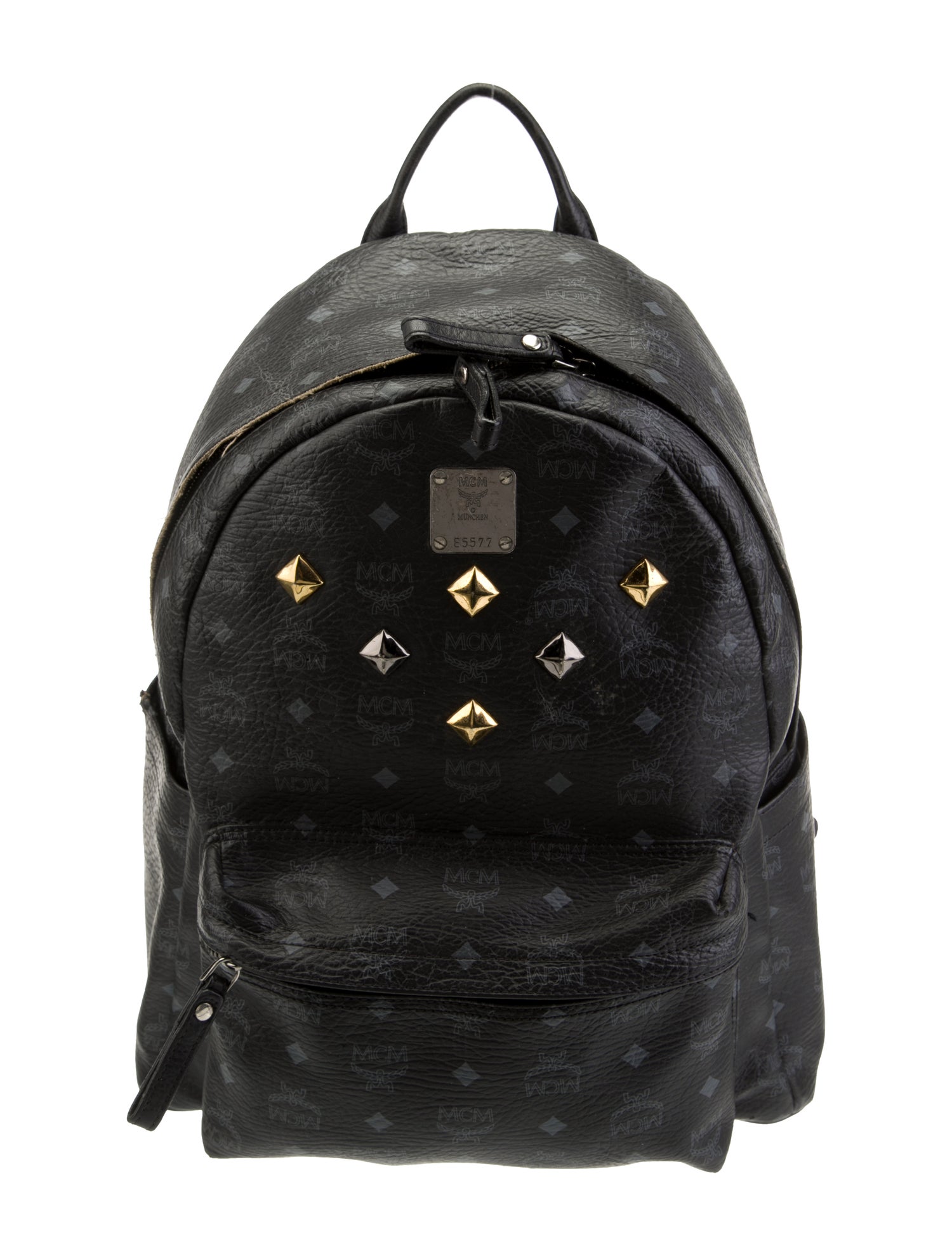 MCM Leather Backpack - Black Backpacks, Bags - W3055129 | The RealReal