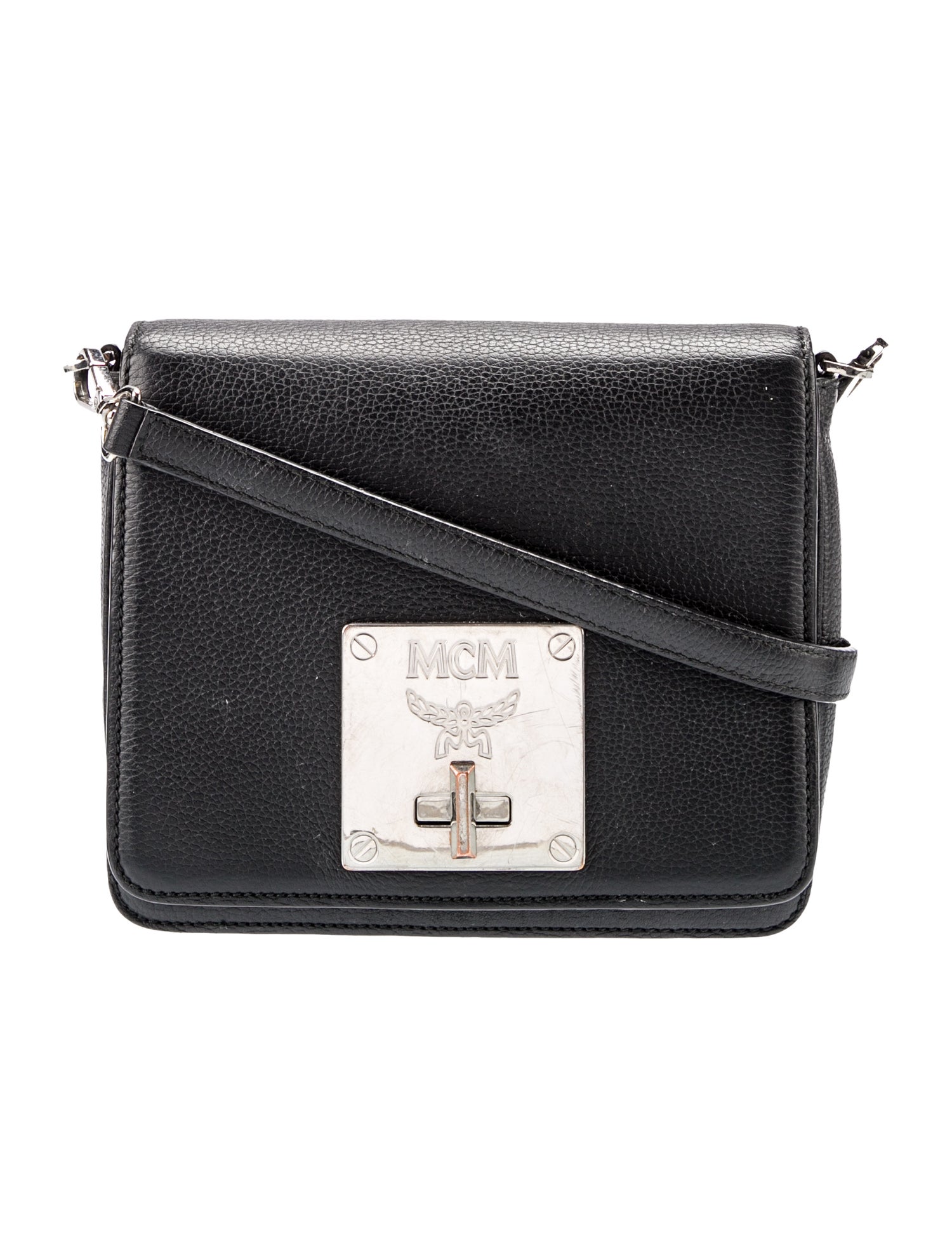 MCM Leather Crossbody Bag - Black Crossbody Bags, Handbags - W3055581 ...