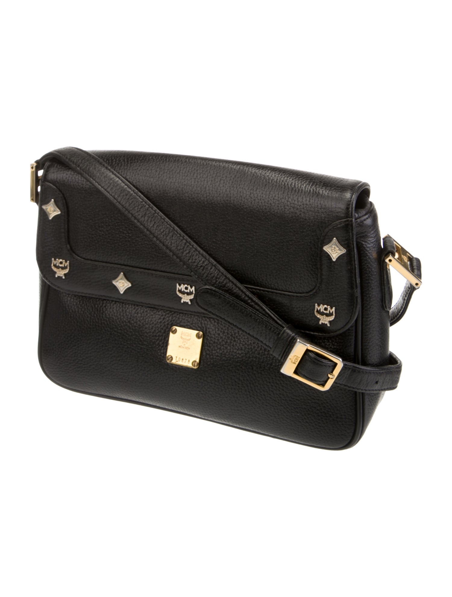 MCM Visetos Leather Crossbody Bag - Brown Crossbody Bags, Handbags ...