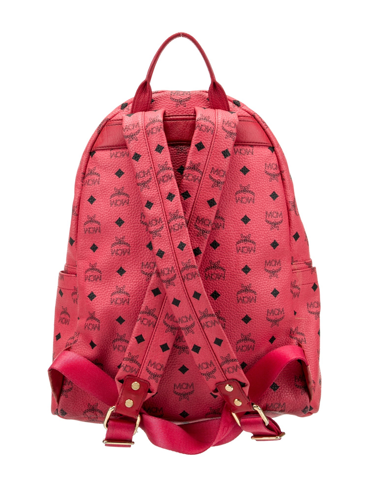 MCM Visetos Backpack - Pink Backpacks, Handbags - W3056132 | The RealReal