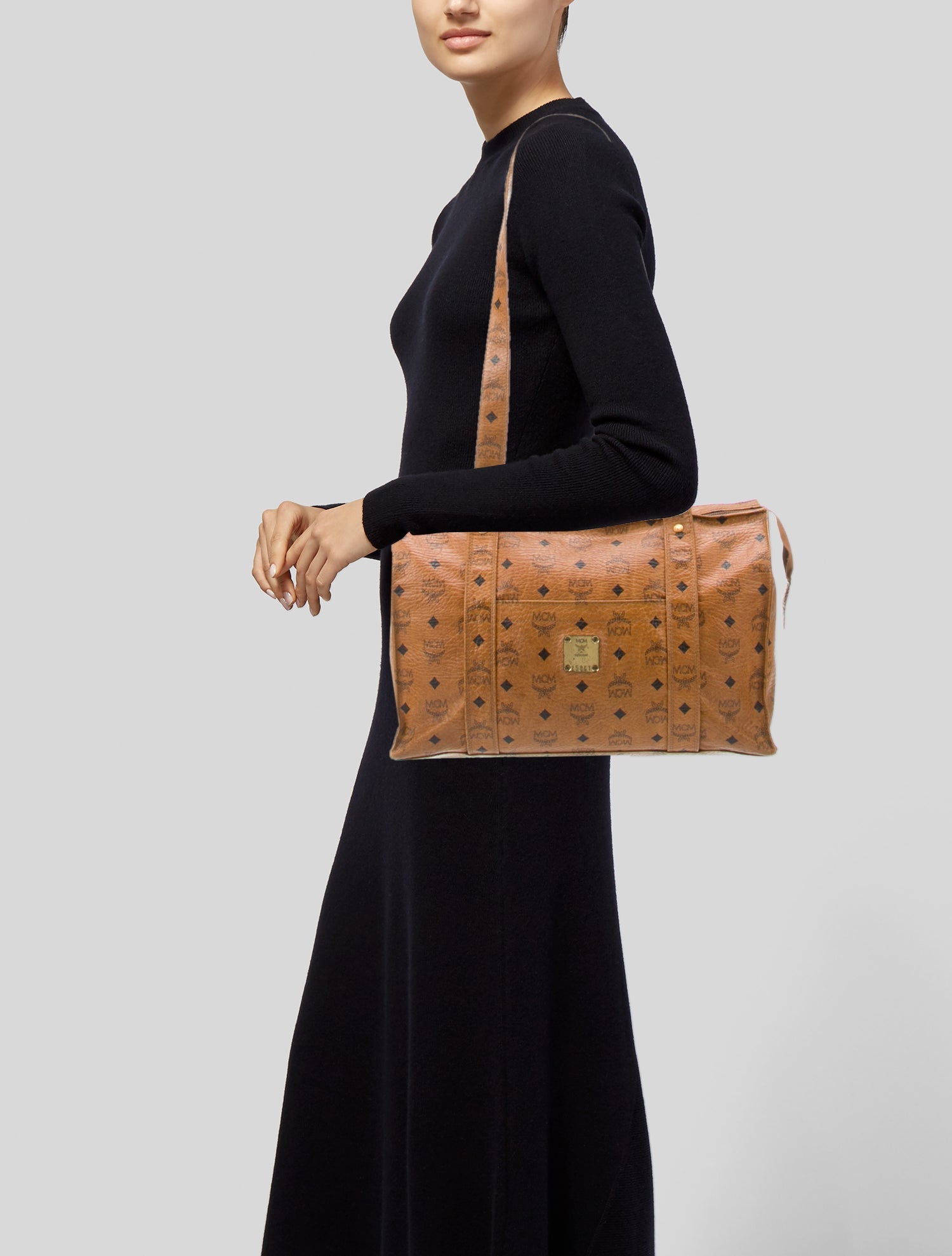 MCM Vintage Visetos Tote - Brown Totes, Handbags - W3056291 | The RealReal