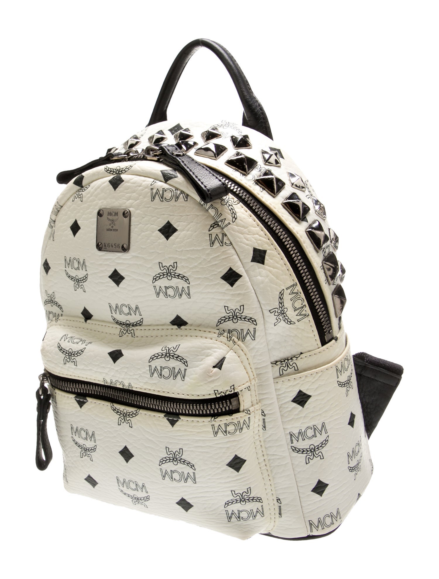 MCM Monogram Backpack - White Backpacks, Handbags - W3057161 | The RealReal