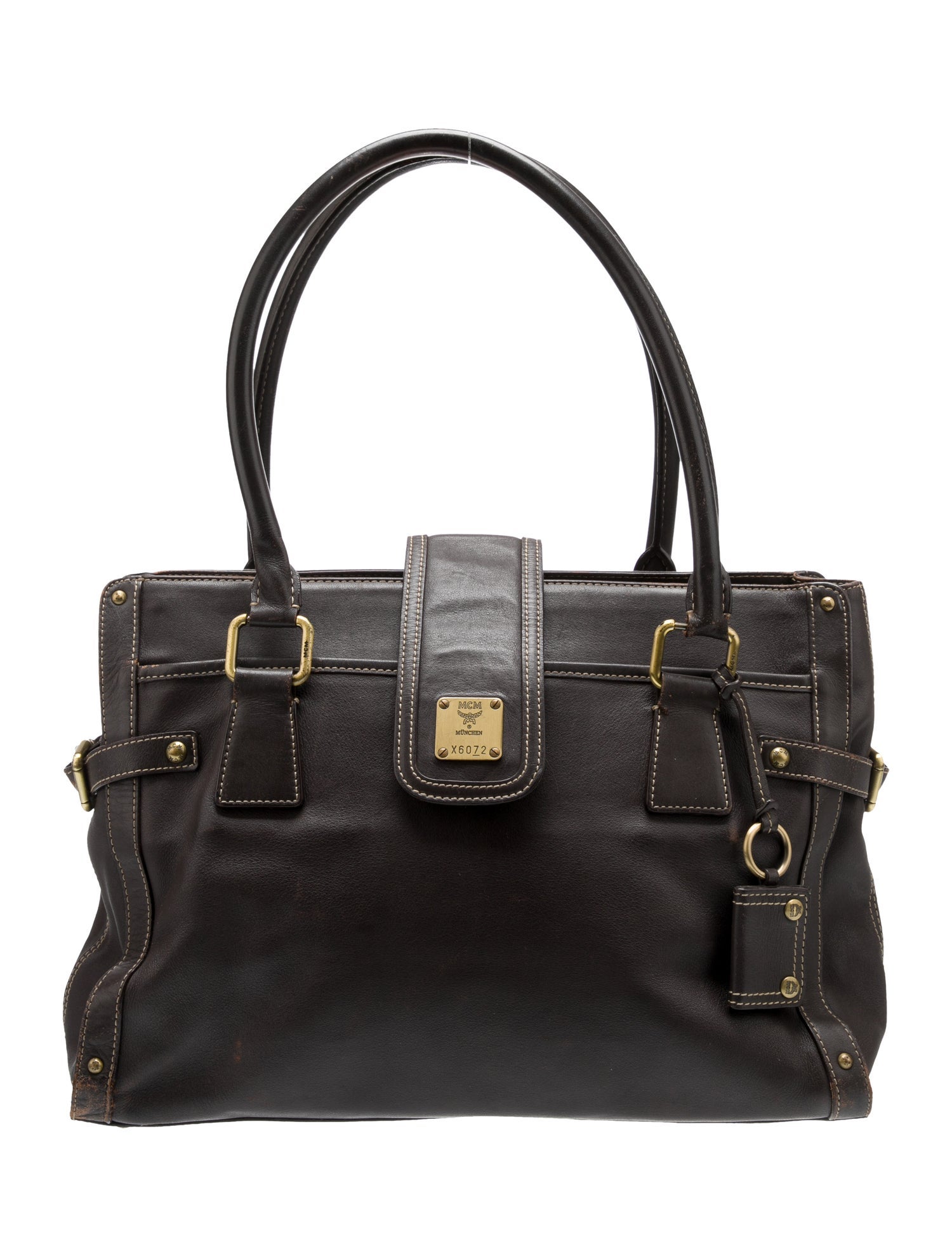 Linea Pelle Studded Leather Shoulder Bag - Black Shoulder Bags ...