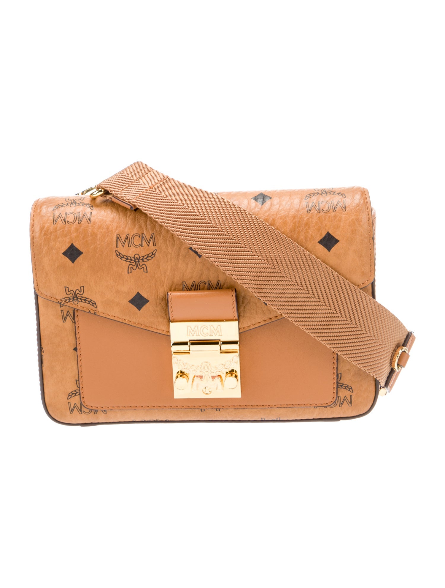 MCM Leather Messenger Bag - Brown Crossbody Bags, Handbags - W3057969 ...