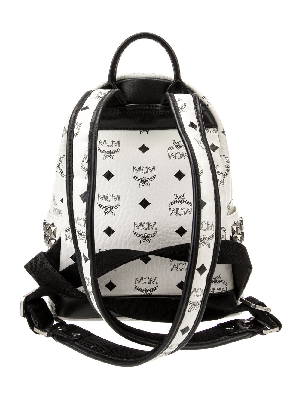 MCM Leather Backpack - White Backpacks, Handbags - W3058299 | The RealReal