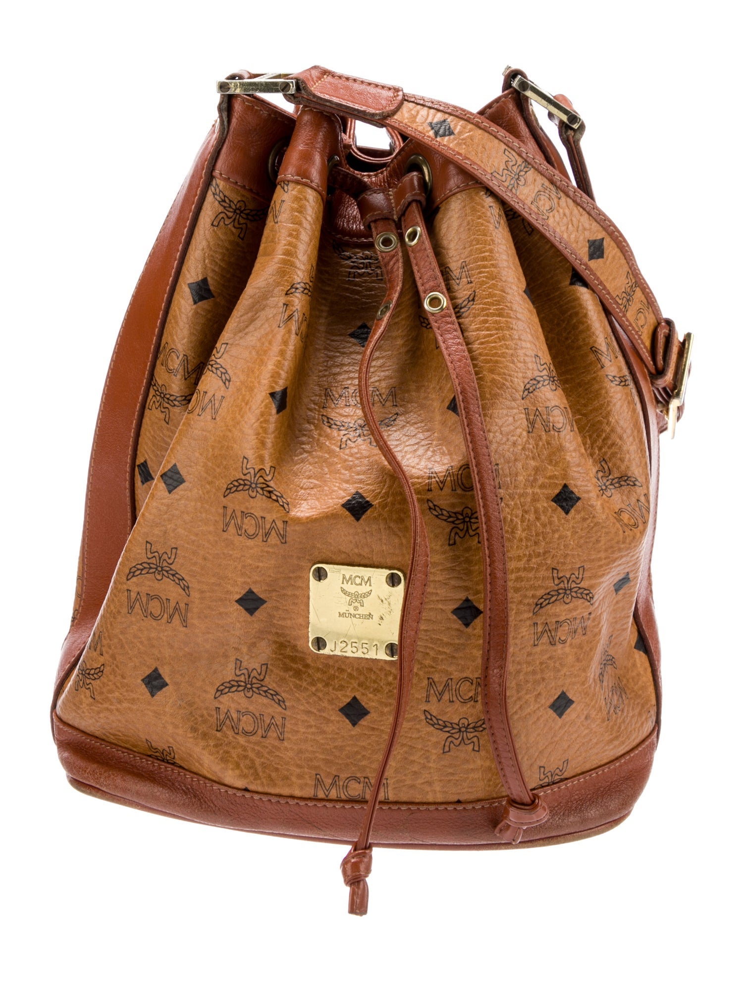 MCM Bucket Bag - Brown Bucket Bags, Handbags - W3058470 | The RealReal