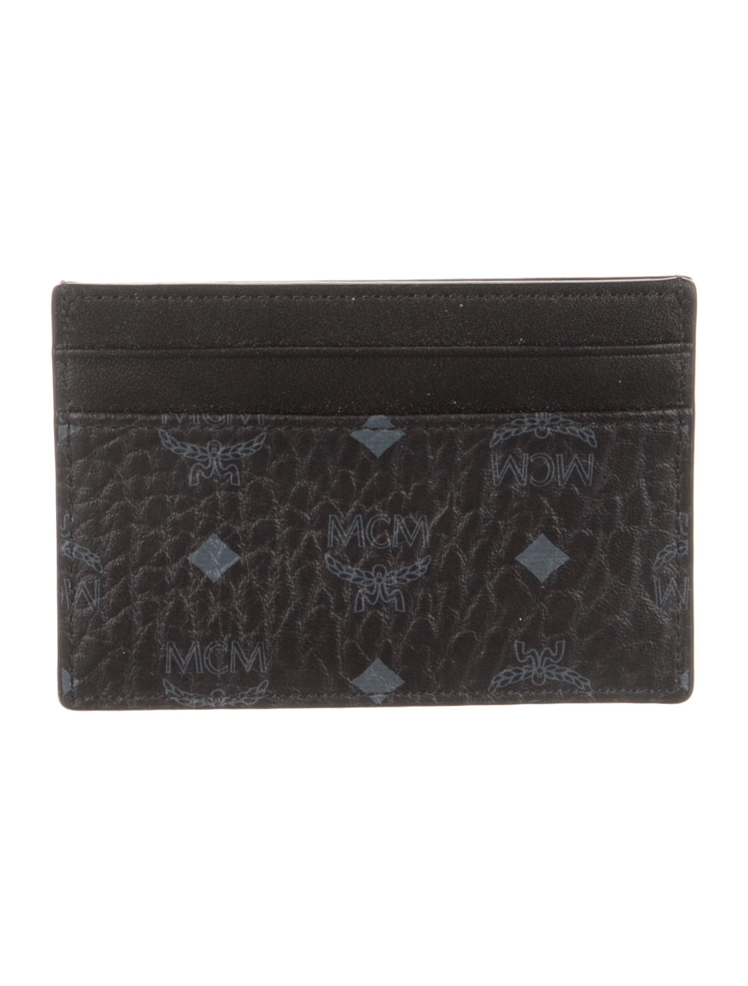 MCM Leather Printed Card Holder - Black Wallets, Accessories - W3059515 ...