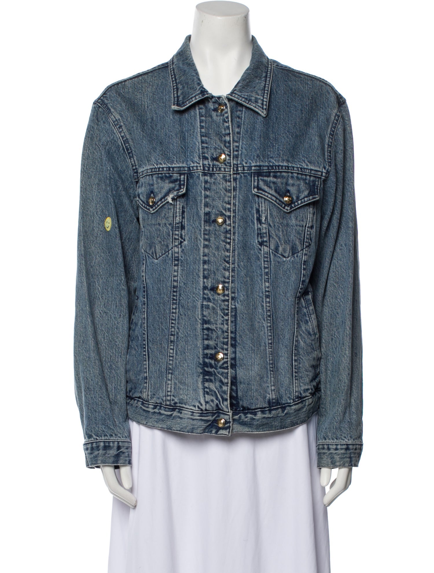 MCM Vintage Denim Jacket - Blue Jackets, Clothing - W3059601 | The RealReal