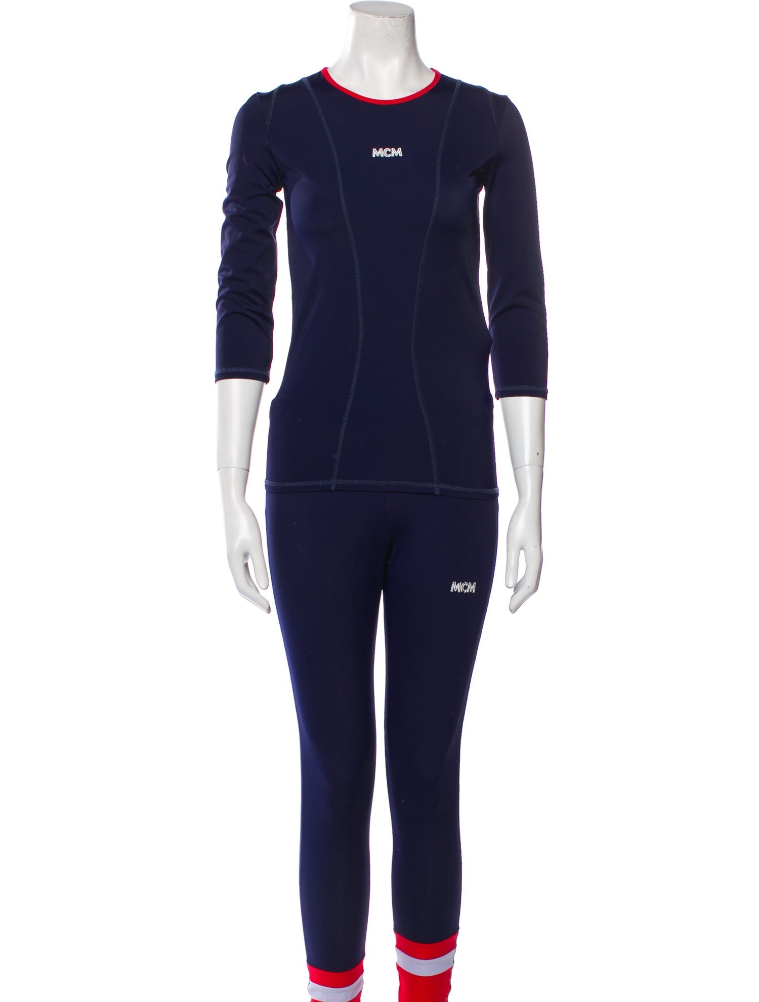 MCM Striped Tracksuit - Blue, 8.25" Rise Suits and Sets, Clothing ...