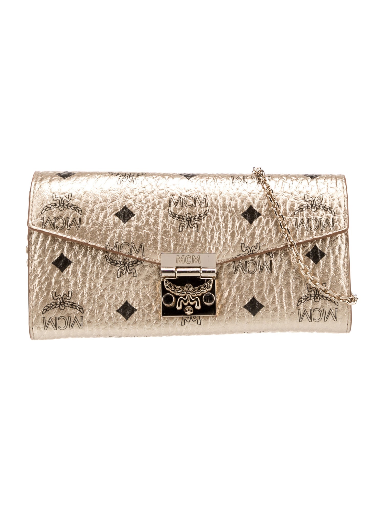 MCM Minaudière - Gold Crossbody Bags, Handbags - W3059880 | The RealReal