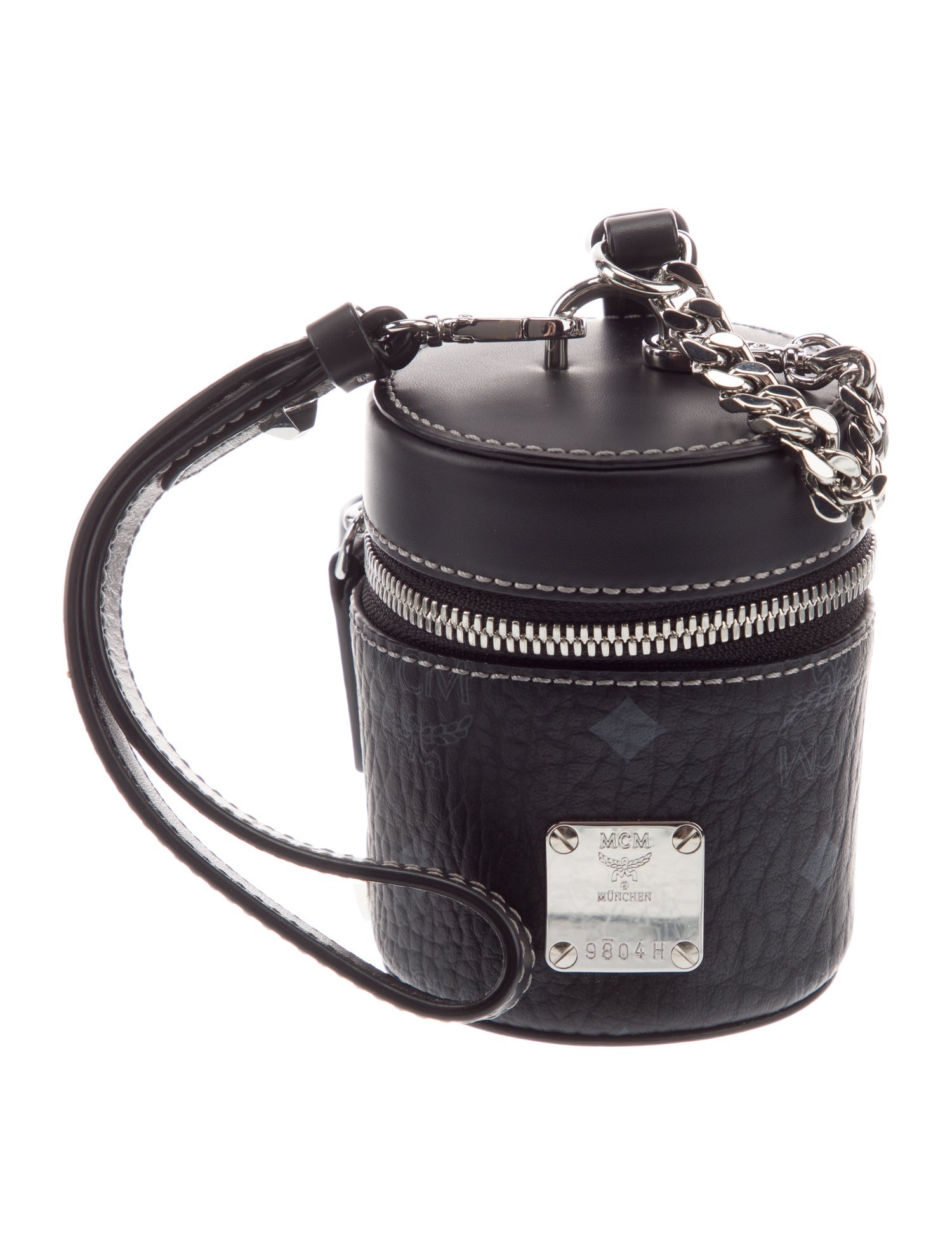MCM Leather Bucket Bag - Black Mini Bags, Handbags - W3059989 | The ...